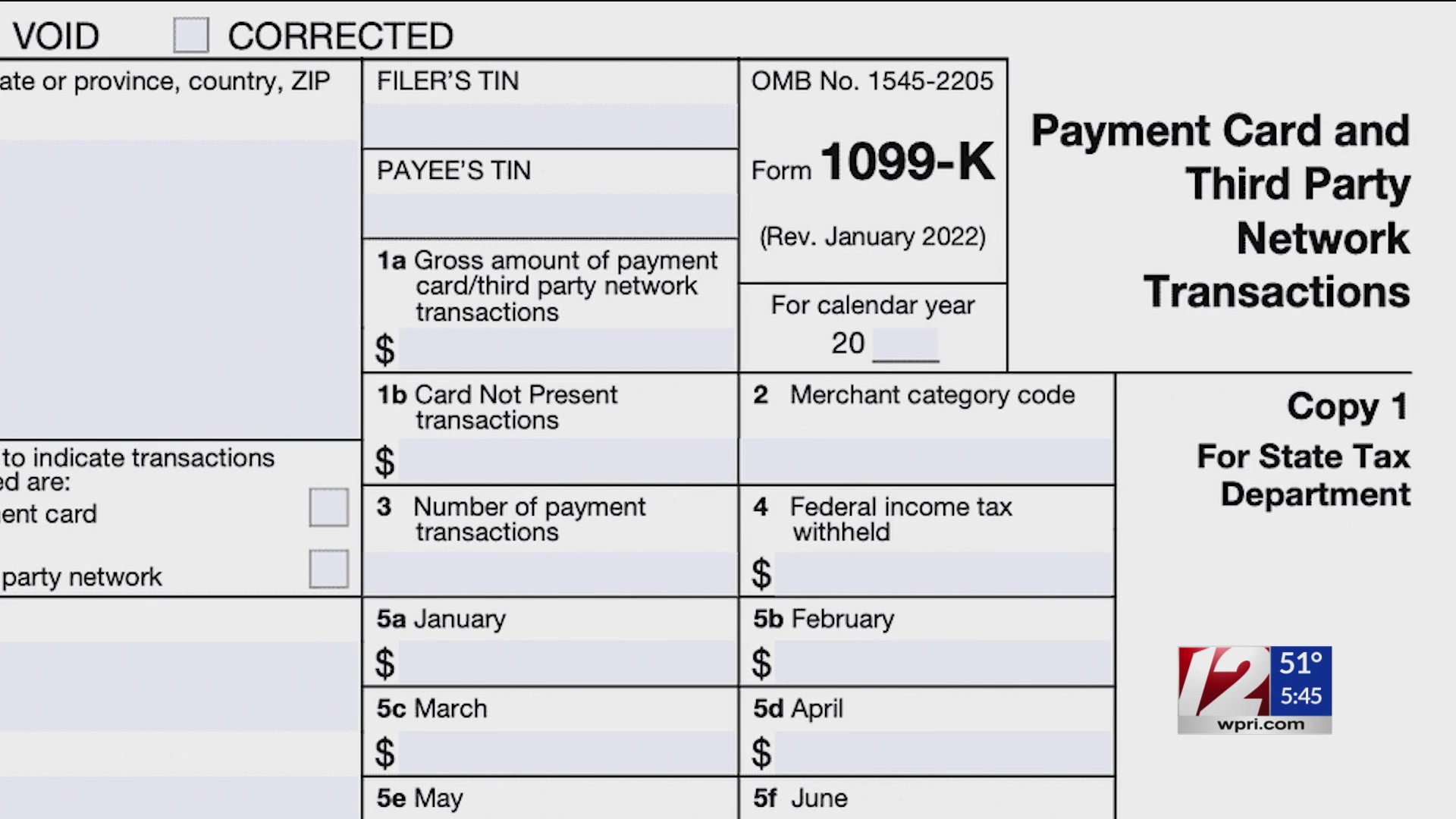 IRS delays the 1099-K tax form – WPRI.com
