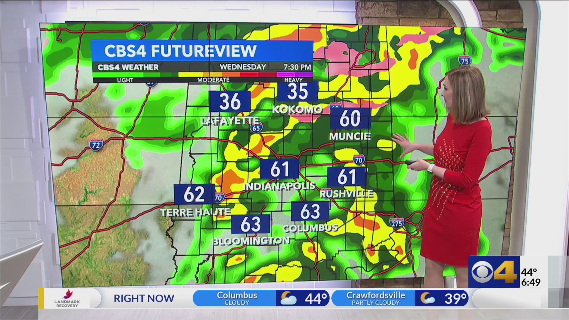 Bright and breezy Tuesday; wet and very mild Wednesday – WTTV CBS4Indy