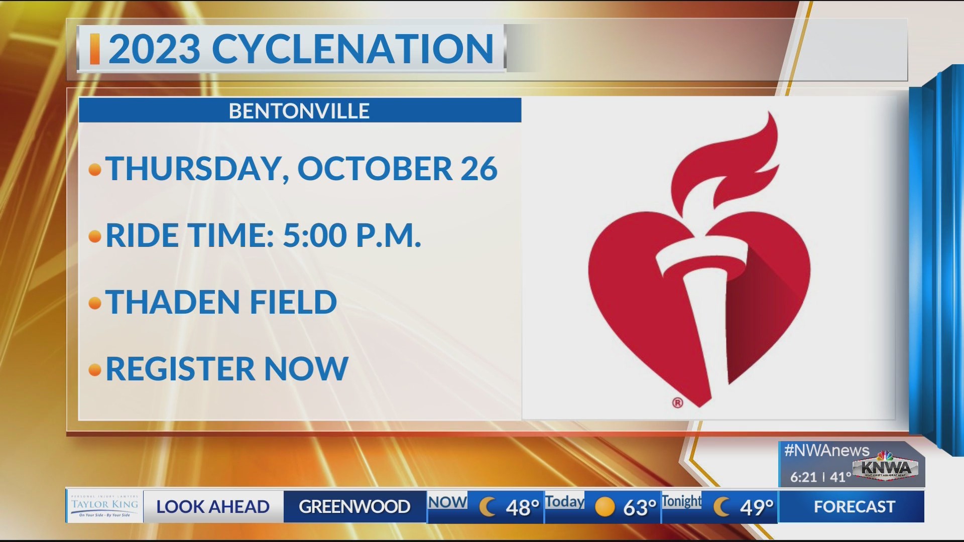 KNWA Today: AHA 2023 Cyclenation – KNWA FOX24