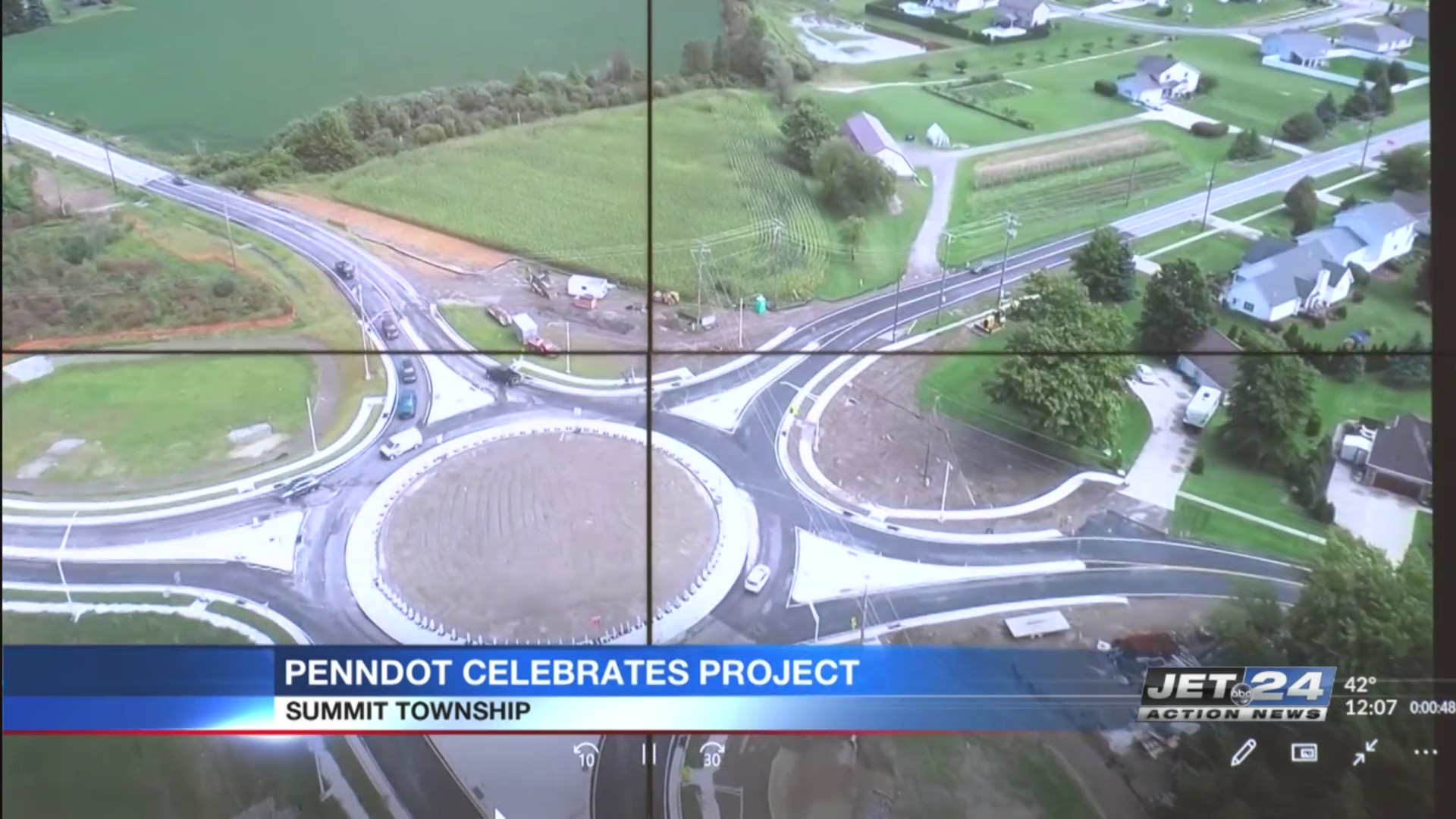 PennDOT celebrating completion of Oliver Road roundabout – WJET/WFXP ...