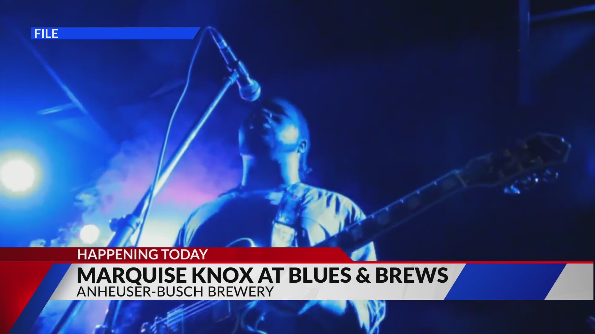 St. Louis native and blues musician Marquise Knox performing at ‘Blues ...
