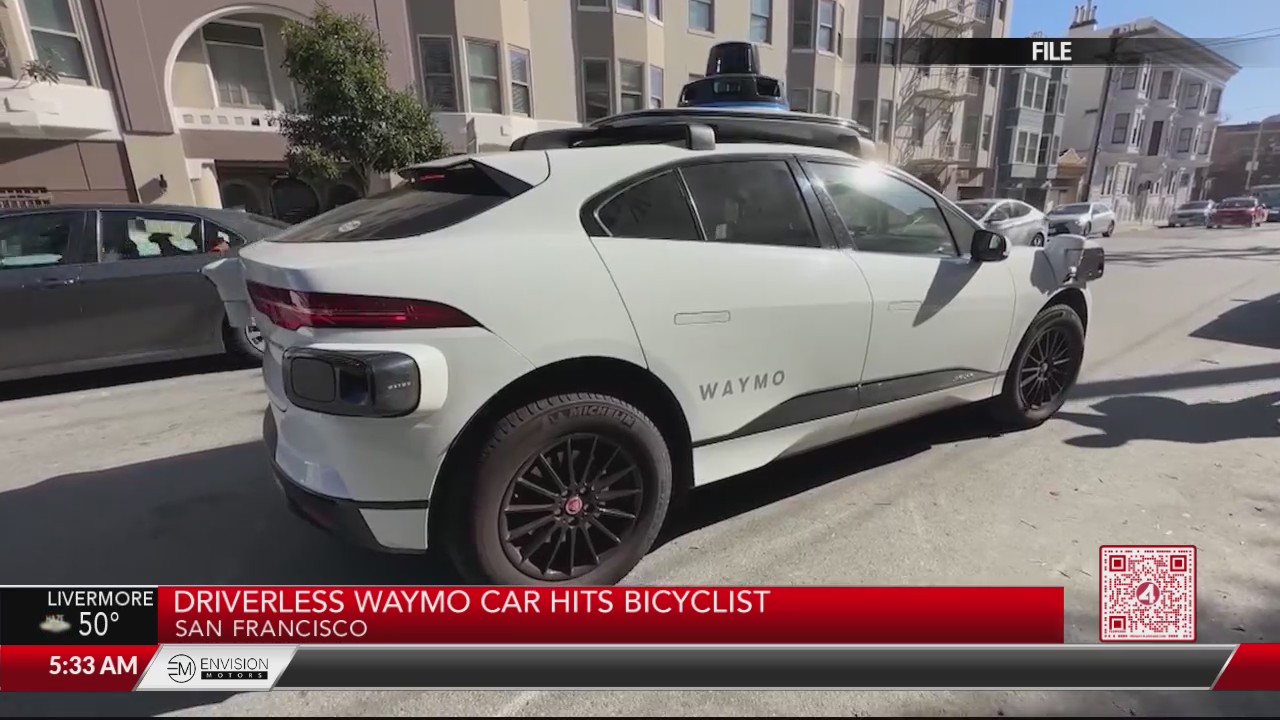 Driverless Waymo car hits bicyclist in San Francisco – WFLA
