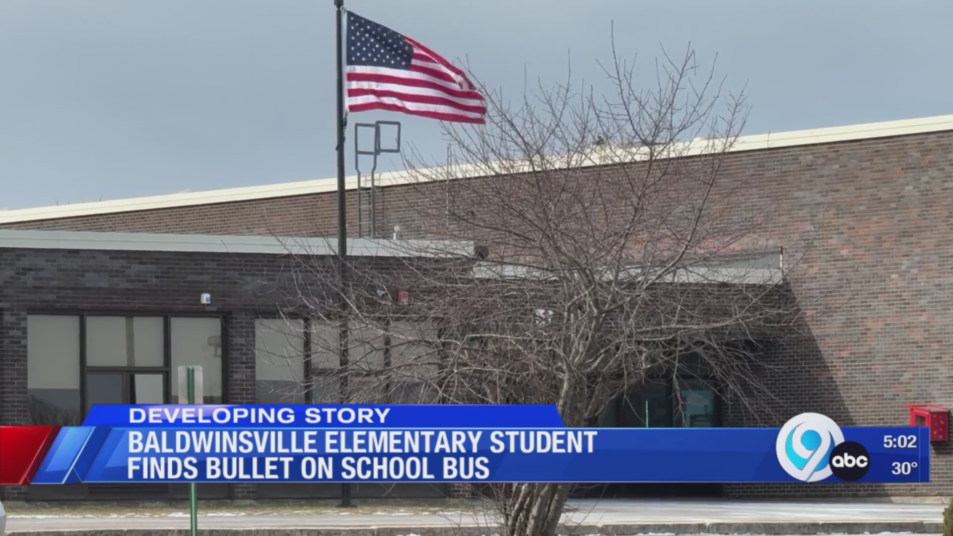 Baldwinsville elementary student finds bullet on the school bus – WSYR