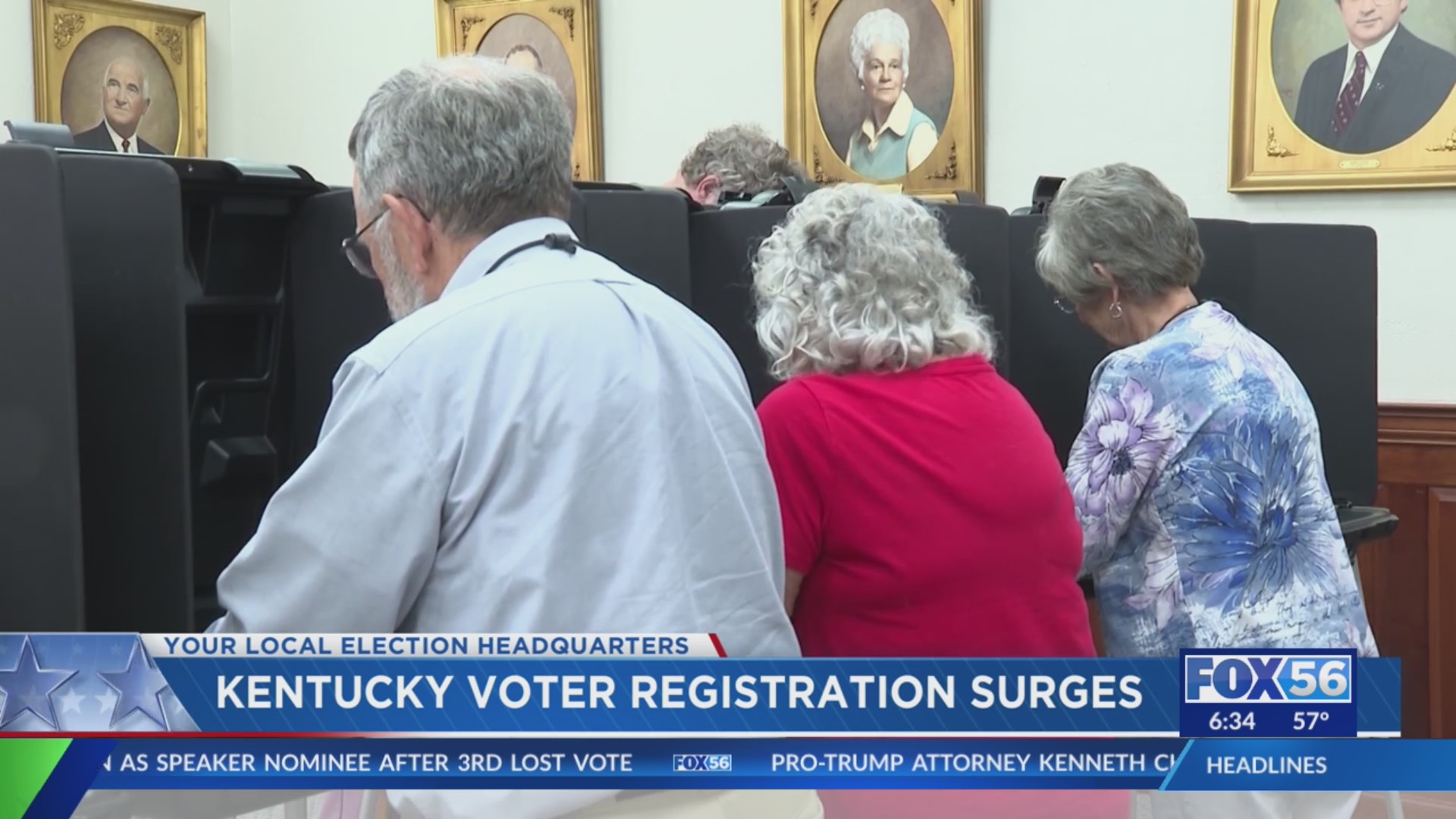 Kentucky voter registration surges – FOX 56 News