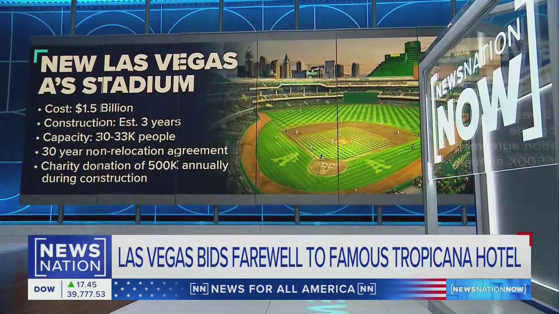 Tropicana in Vegas to be demolished for baseball stadium | NewsNation Now – NewsNation
