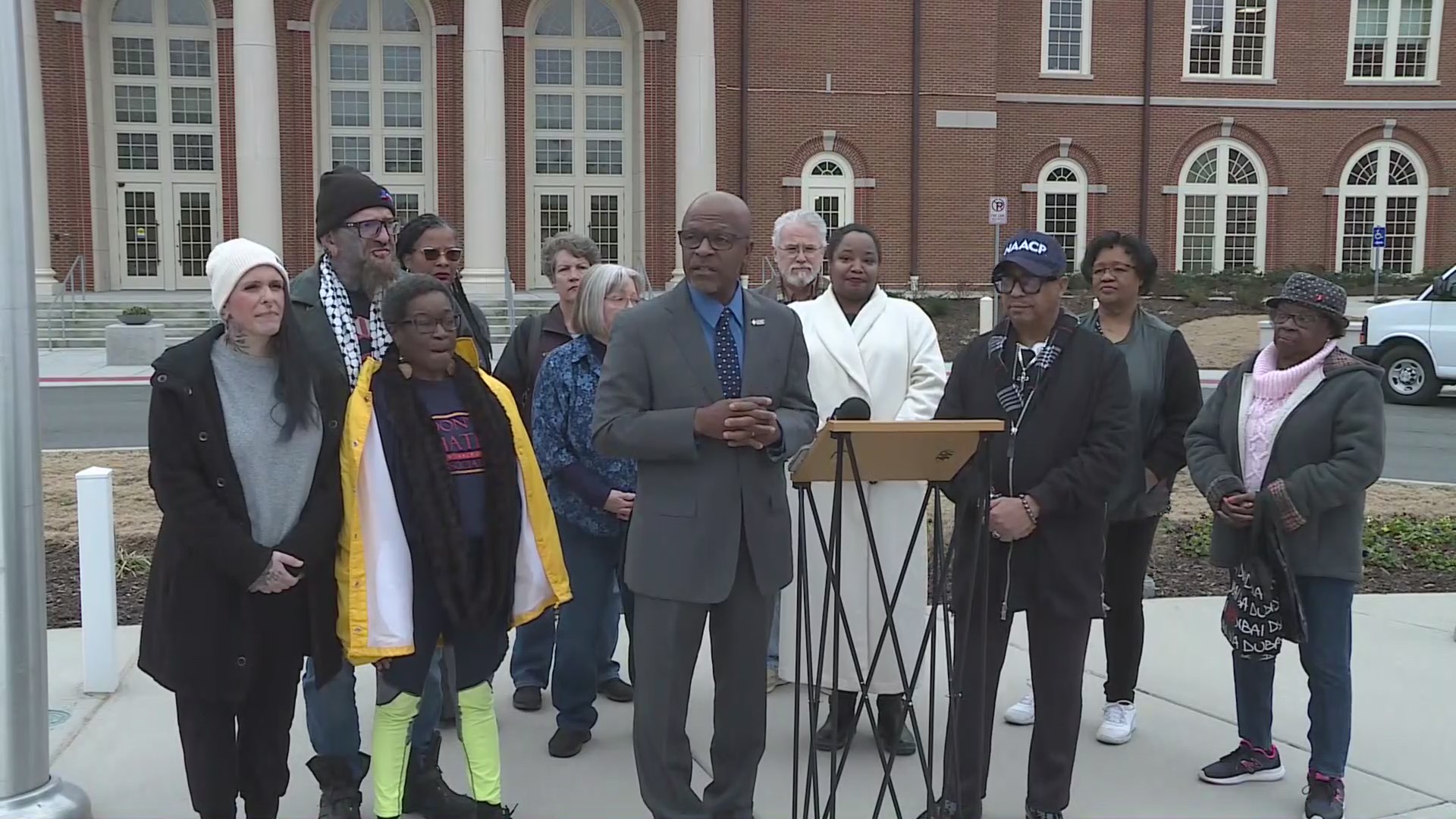 Virginia NAACP holds press conference to oppose removal of 10-1 ...