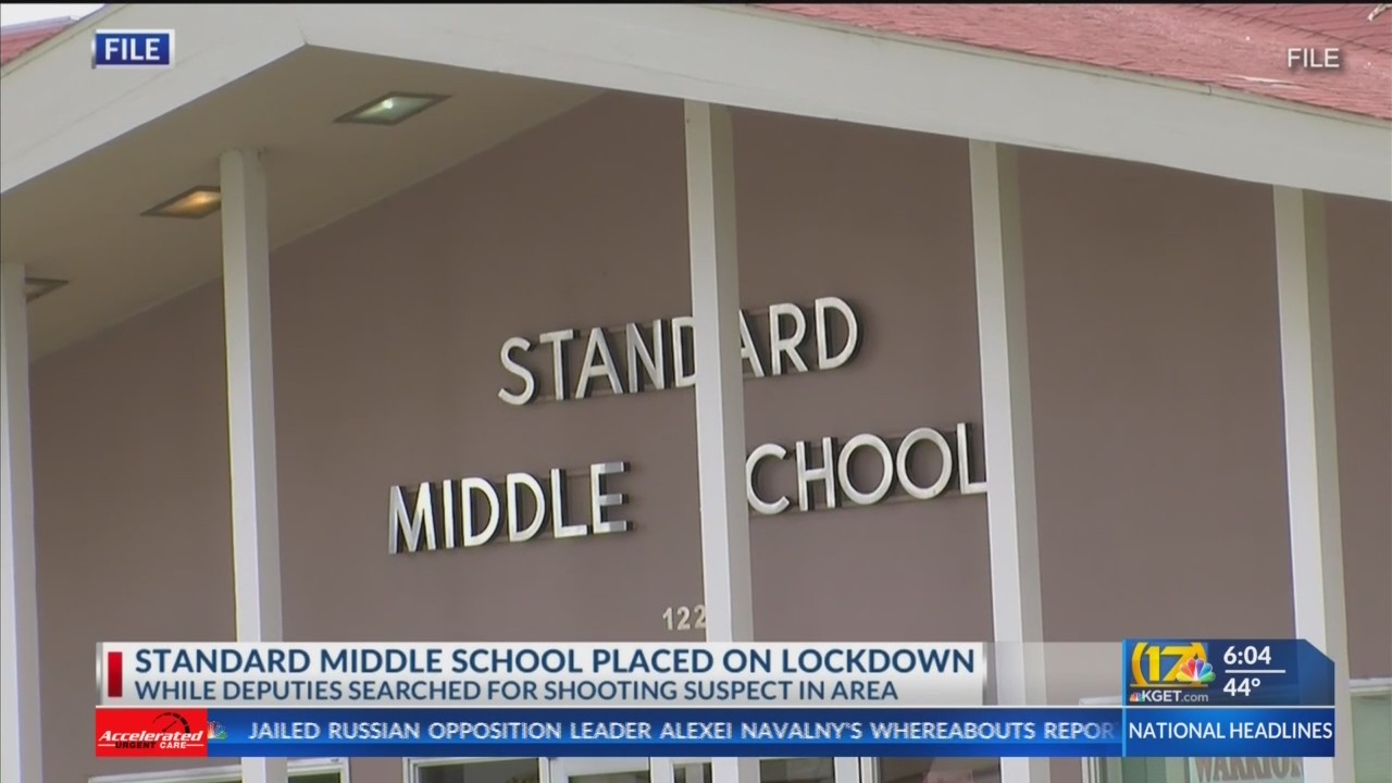 Standard Middle School placed on lockdown as alleged shooting suspect ...