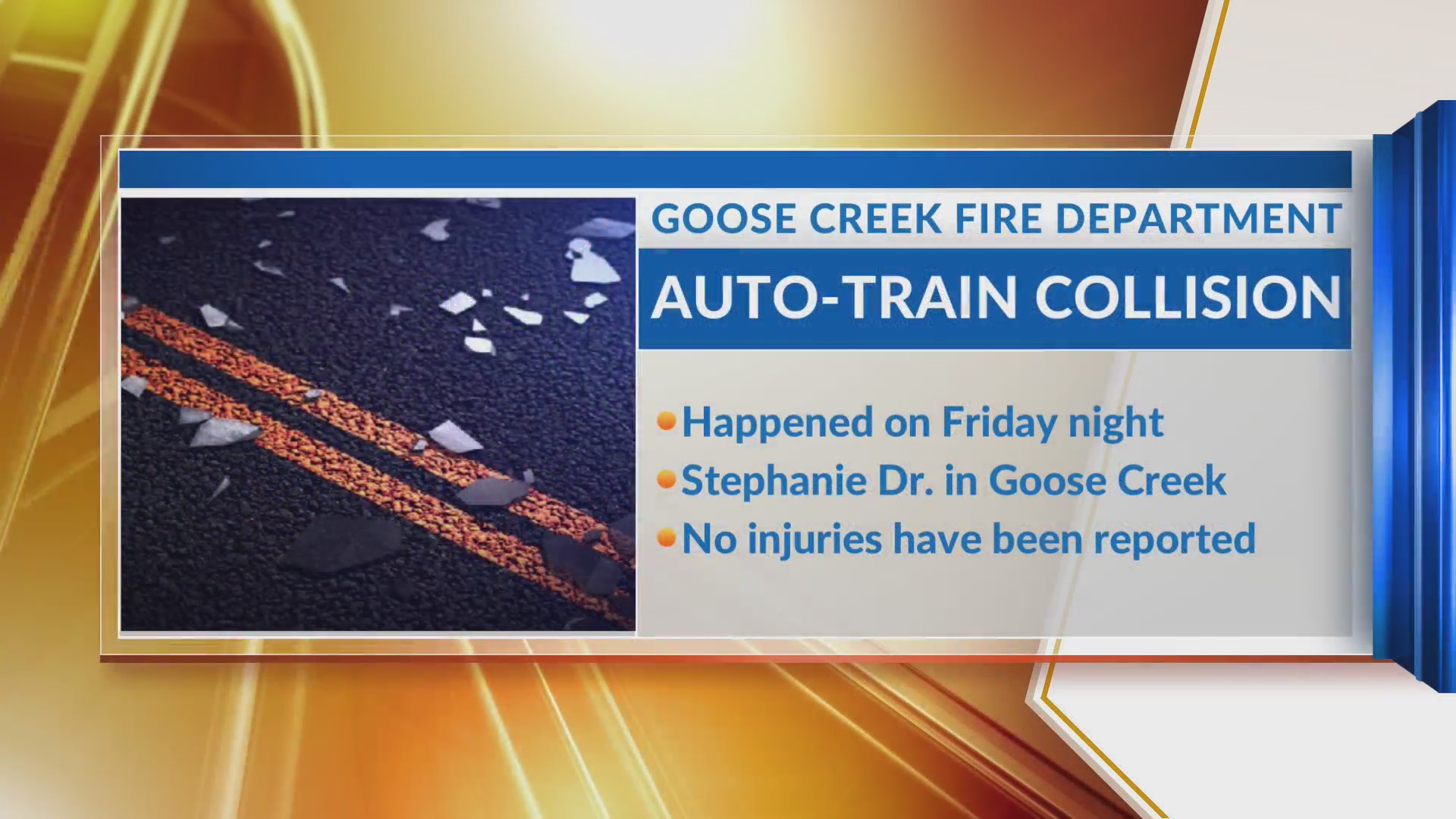 Auto-train collision in Goose Creek – WCBD News 2