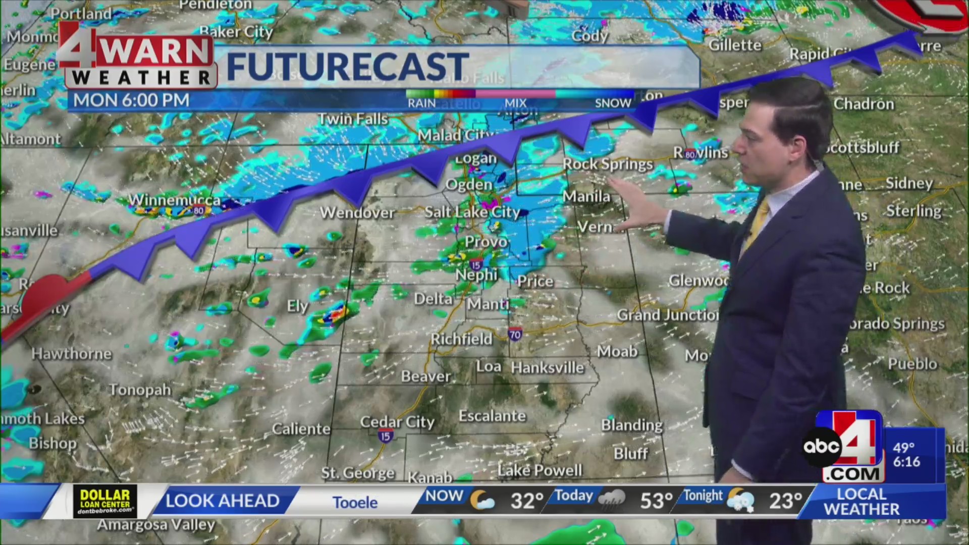 Cold front expected to move in Monday night into Tuesday – ABC4 Utah