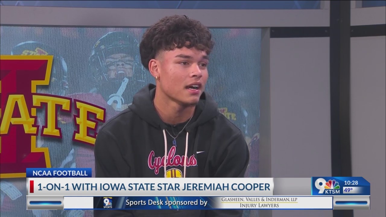 Catching up with Coop: Iowa State’s Jeremiah Cooper chats about stellar 2023 season – KTSM 9 News