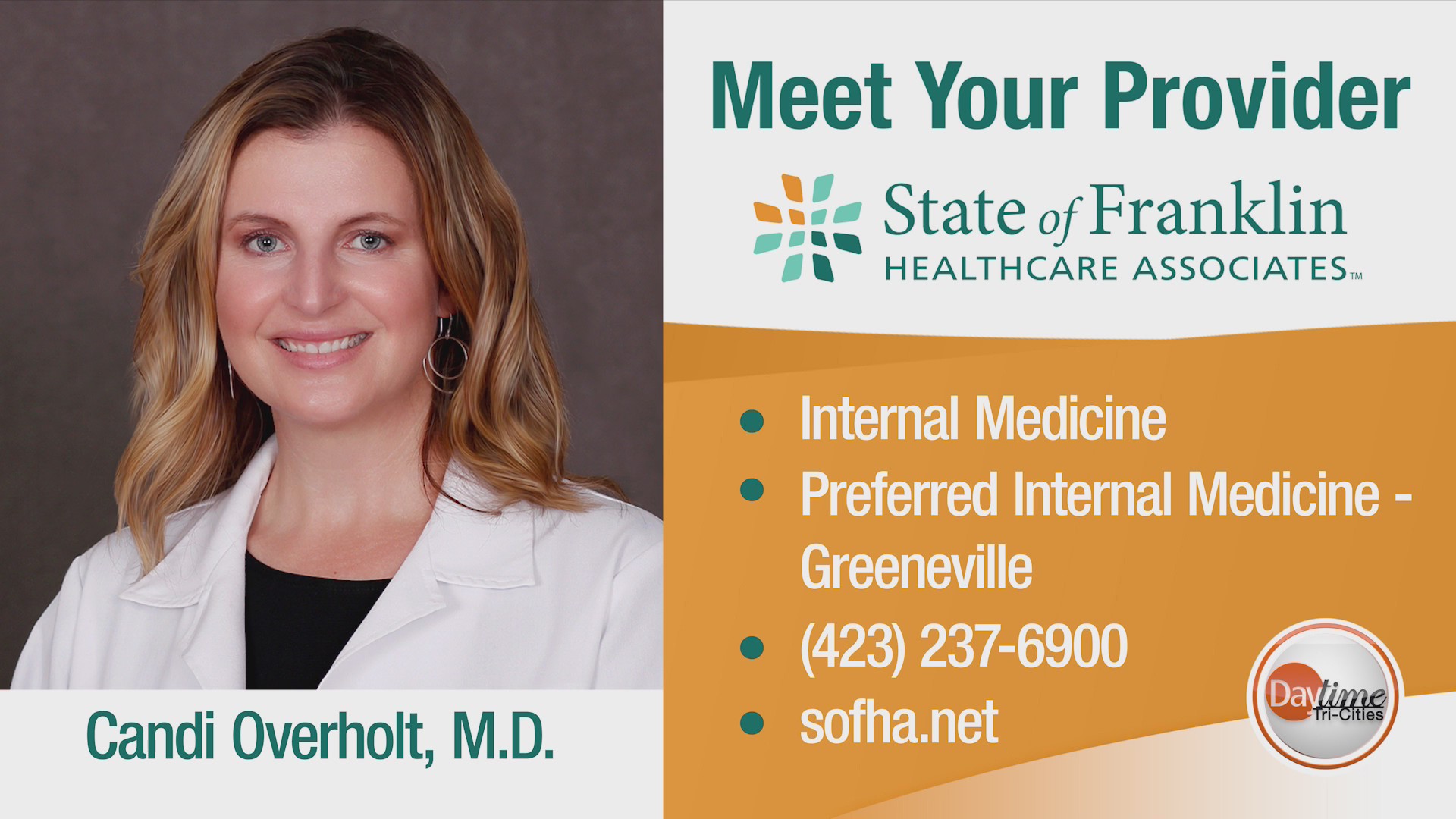 Meet Your Provider with State of Franklin Healthcare: Dr. Candi ...