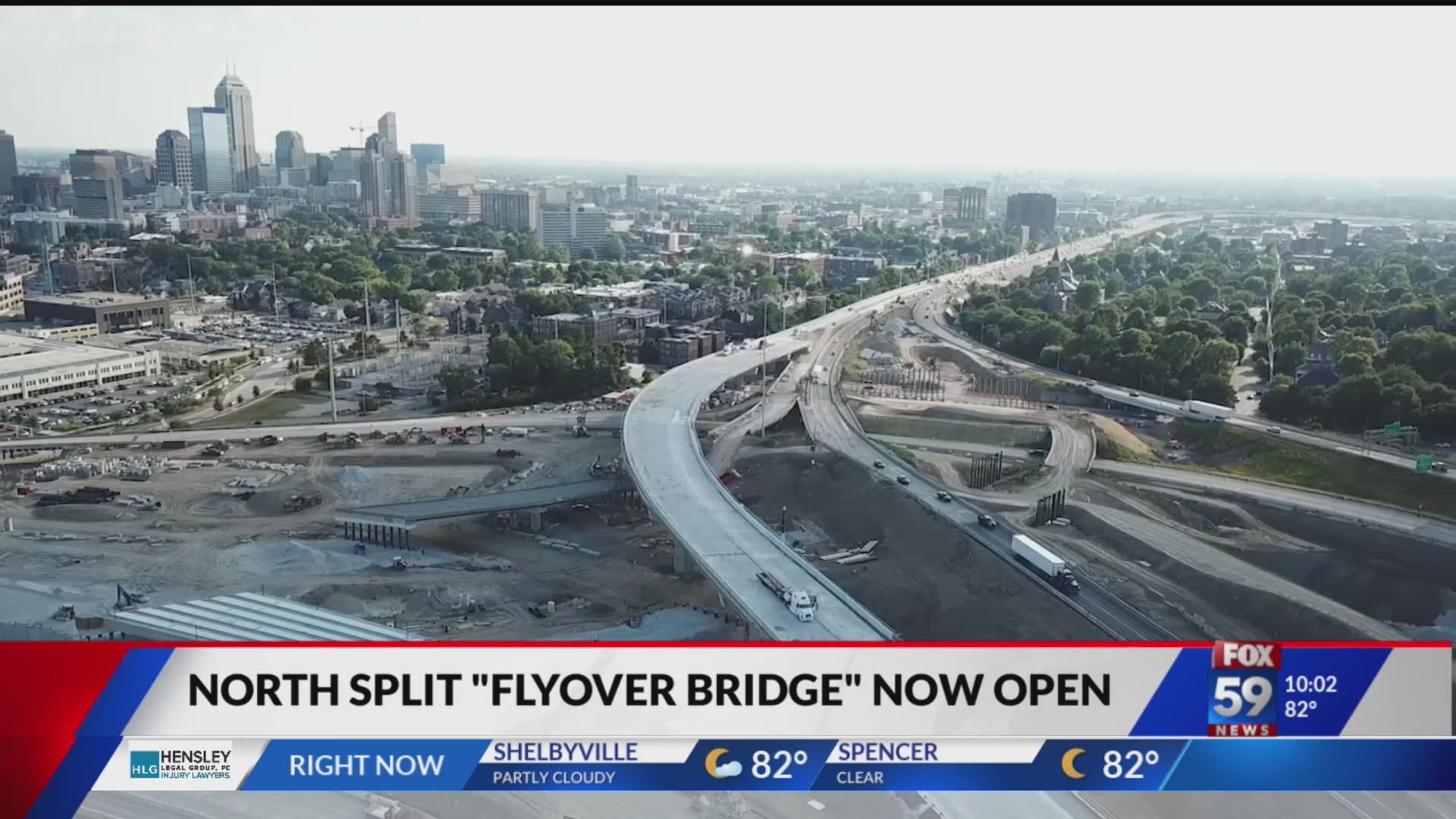 North Split project “flyover bridge” now open for drivers – Fox 59
