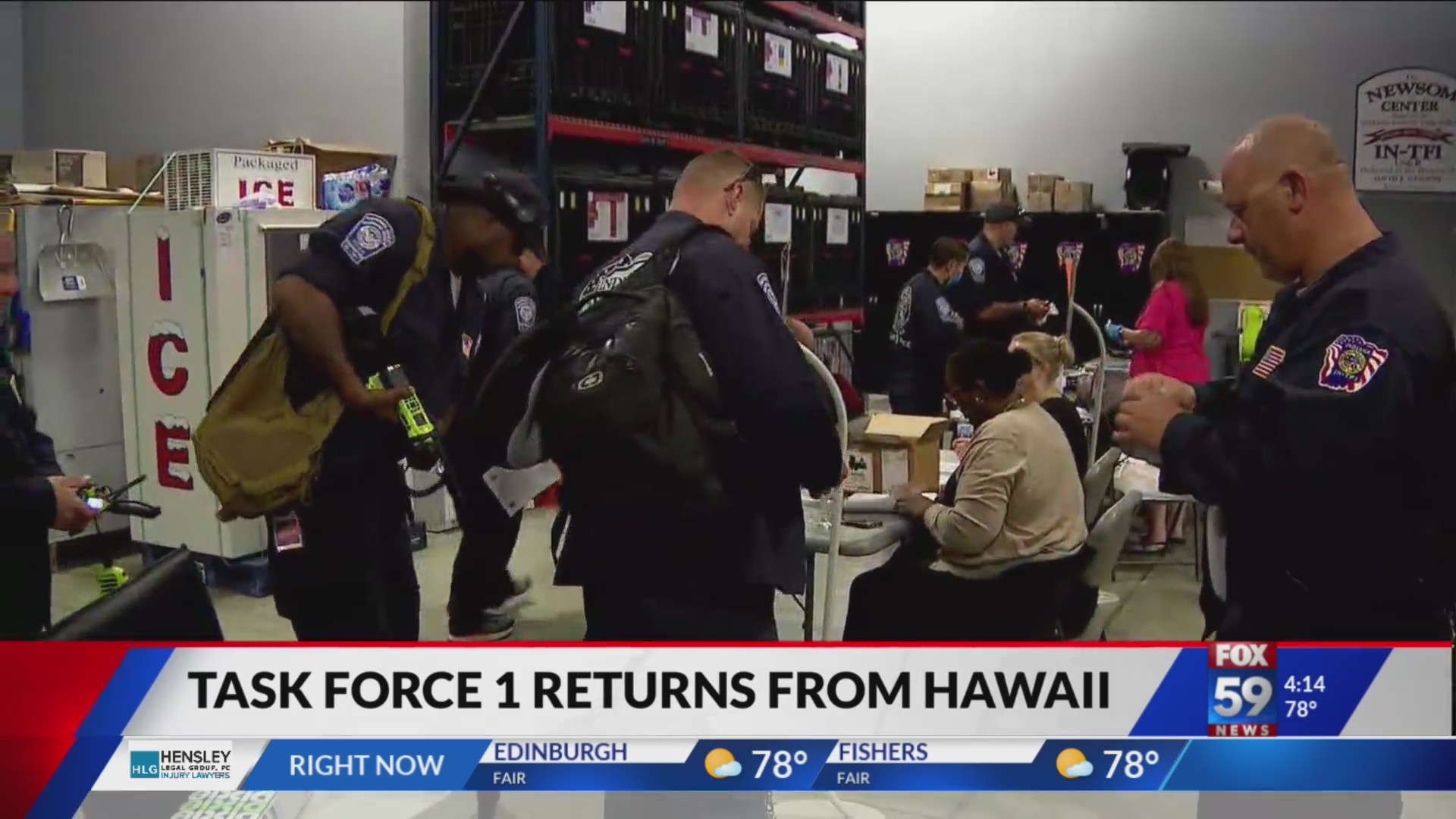 Indiana Task Force 1 returning to Indy after mission to Maui – Fox 59