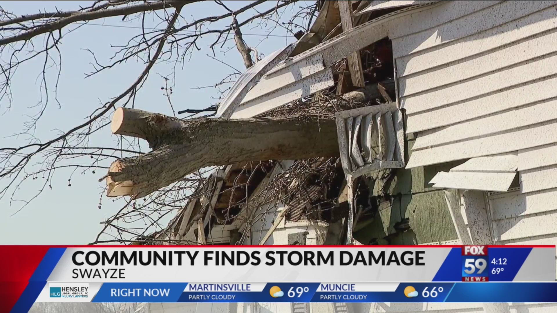 Swayzee Indiana Storm Damage