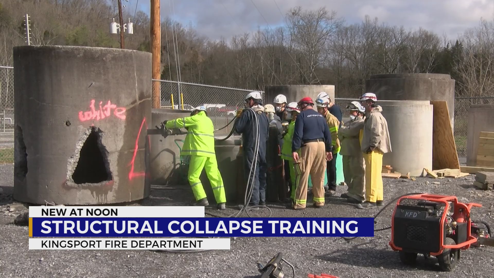 KFD Rescue Team participates in structural collapse training class ...