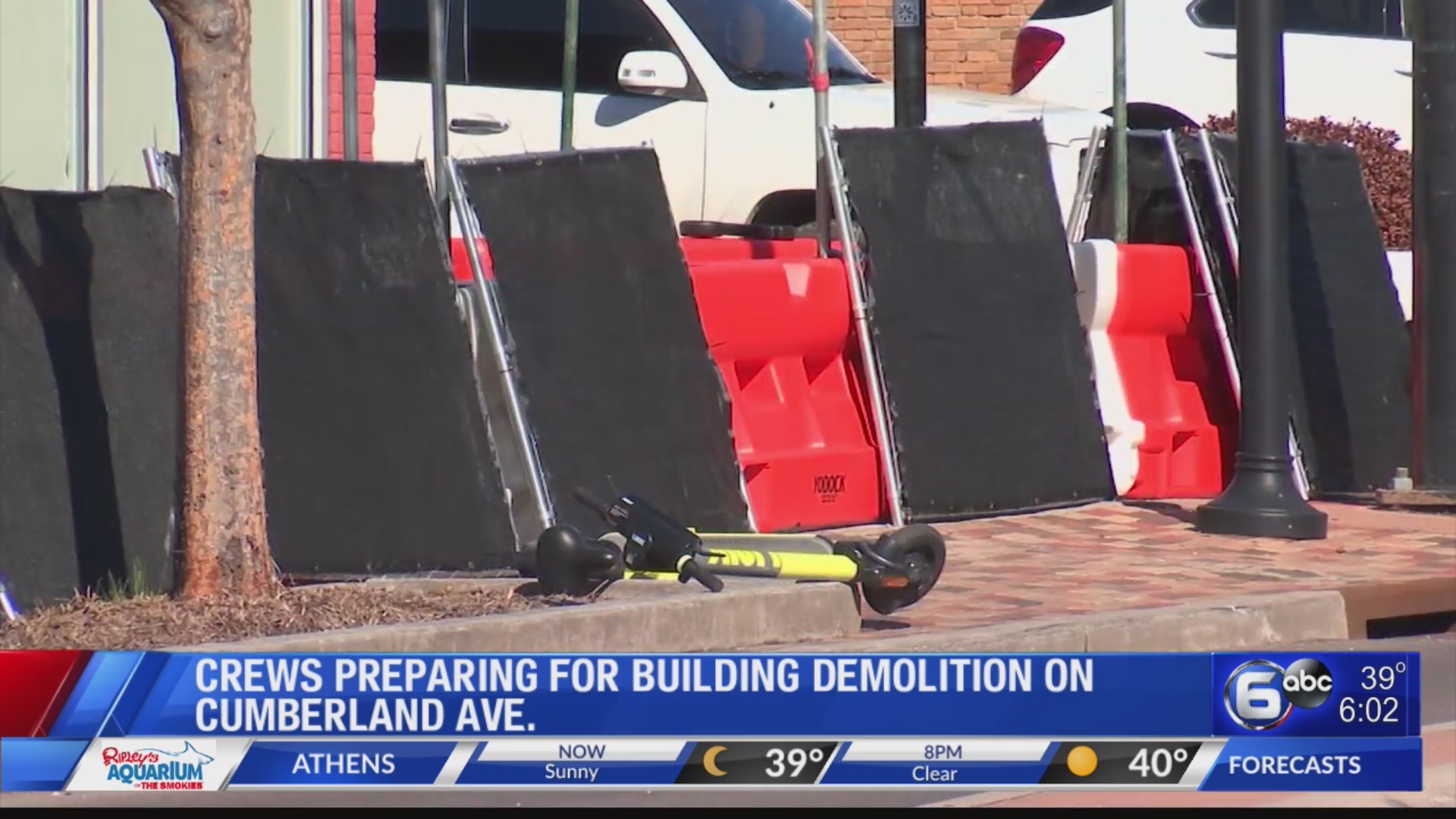 Crews preparing for building demolition on Cumberland Ave. – WATE 6 On ...