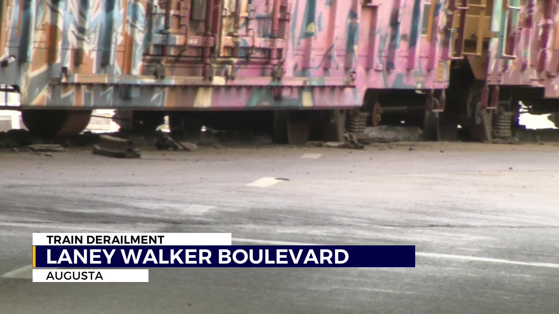 Richmond Co. Deputies respond to train derailment on Laney Walker – WJBF