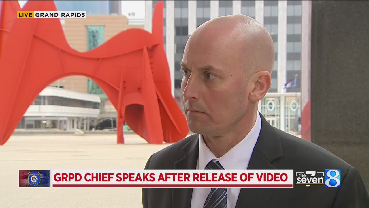 GRPD chief speaks after release of video – WOODTV.com