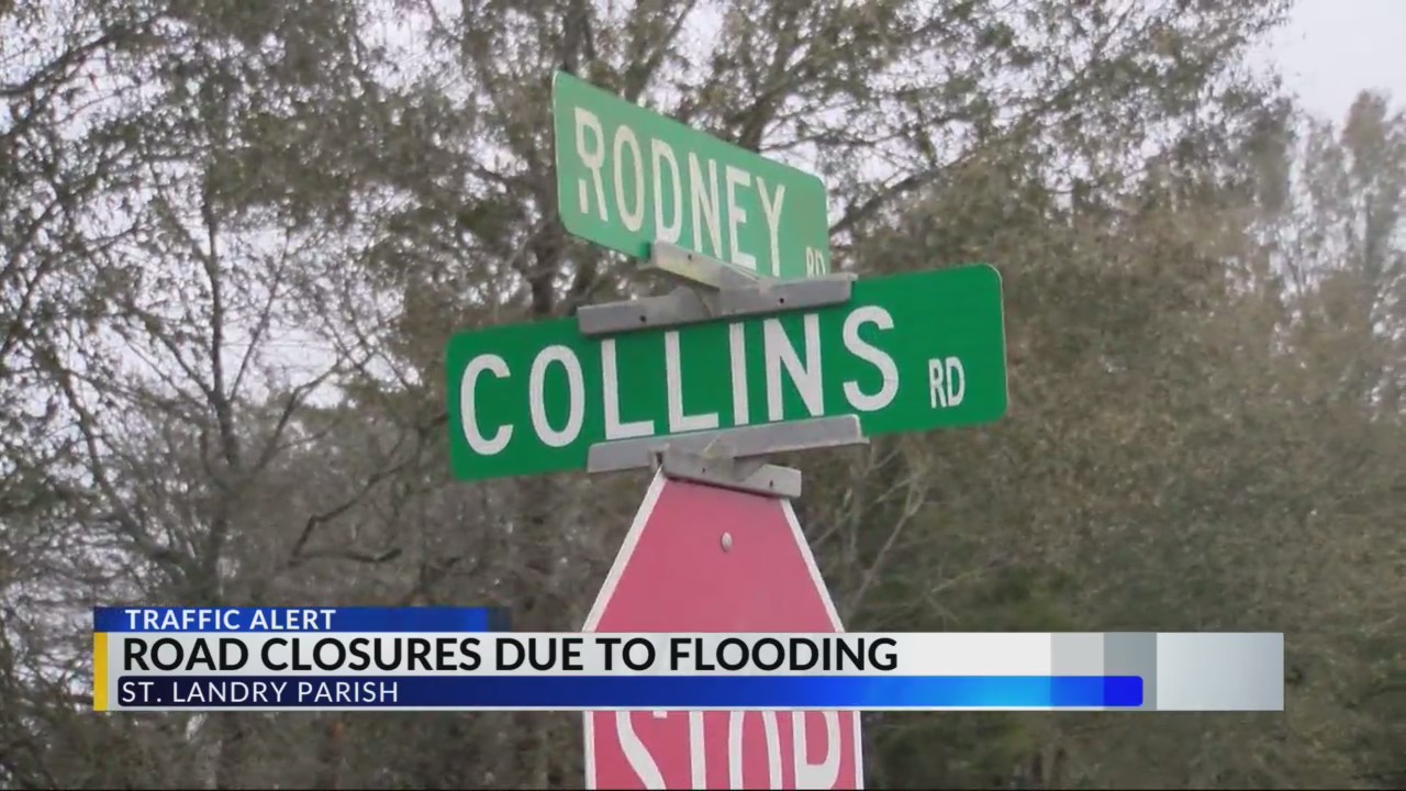 Road closures due to flooding – KLFY.com