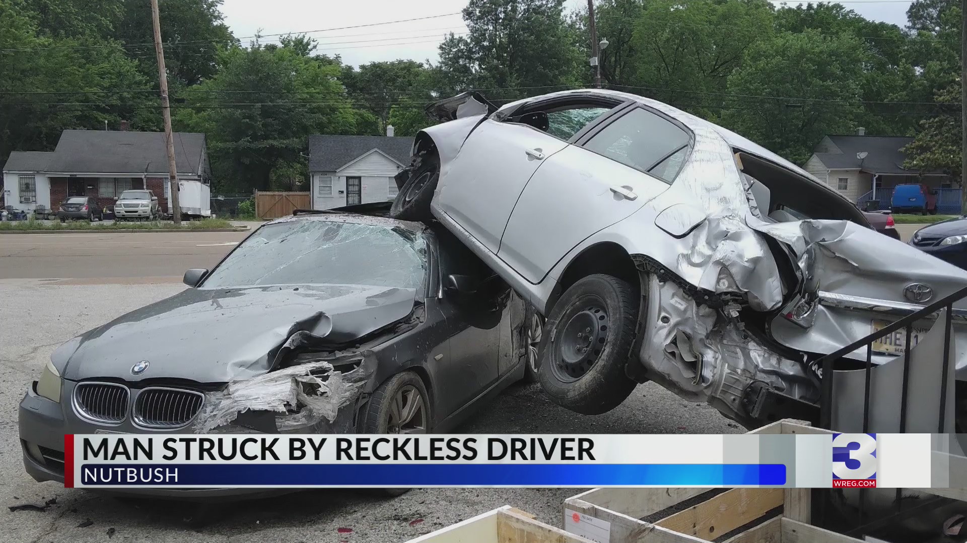 Man recalls crash that sent men flying into building – PIX11