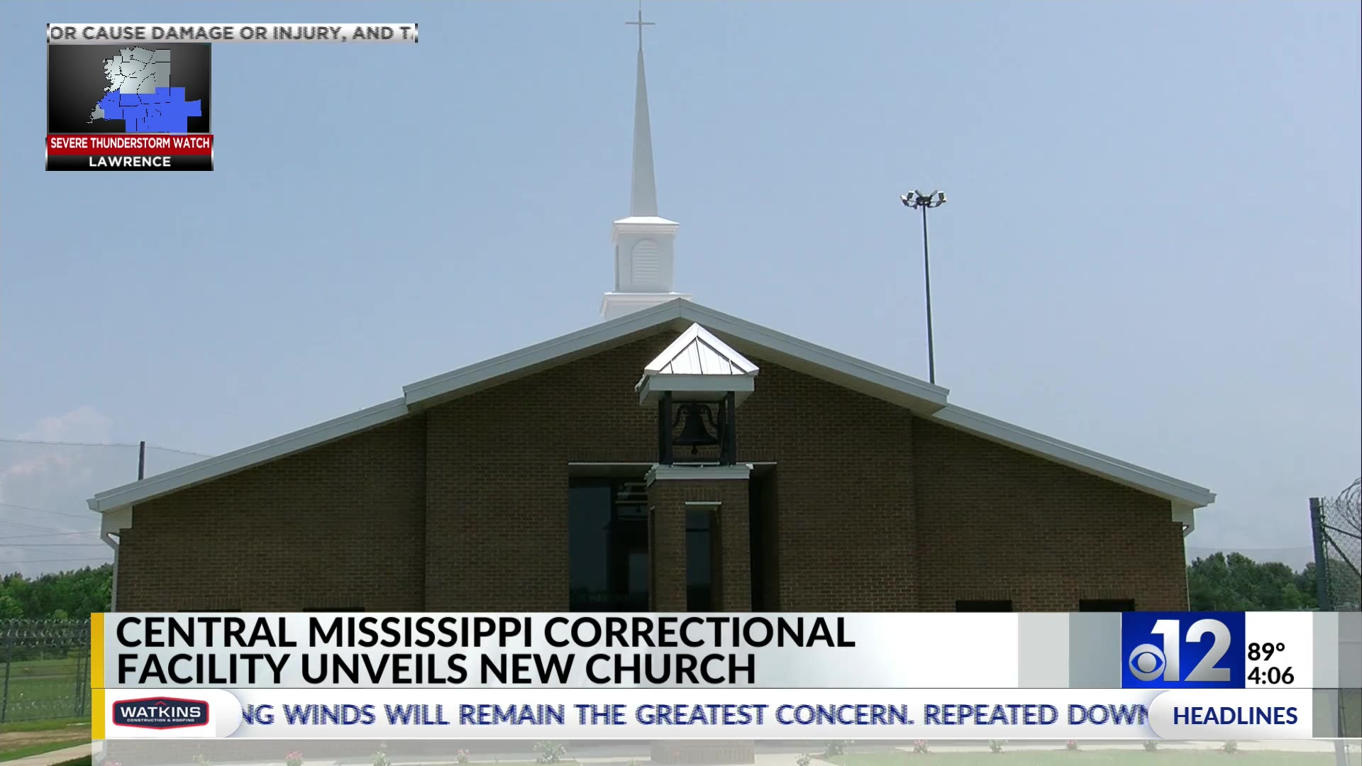 Central Mississippi Correctional Facility unveils new church – WJTV