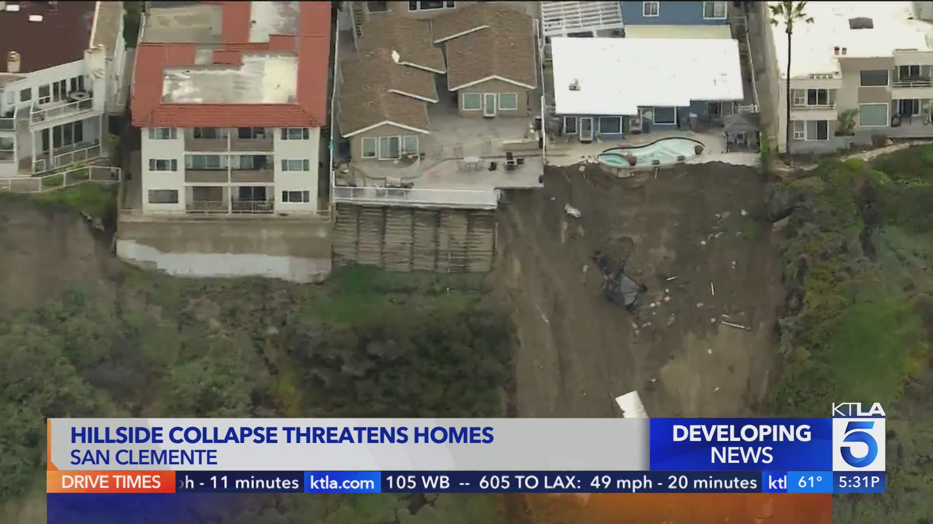Federal, state and local officials hold press conference as hillside ...