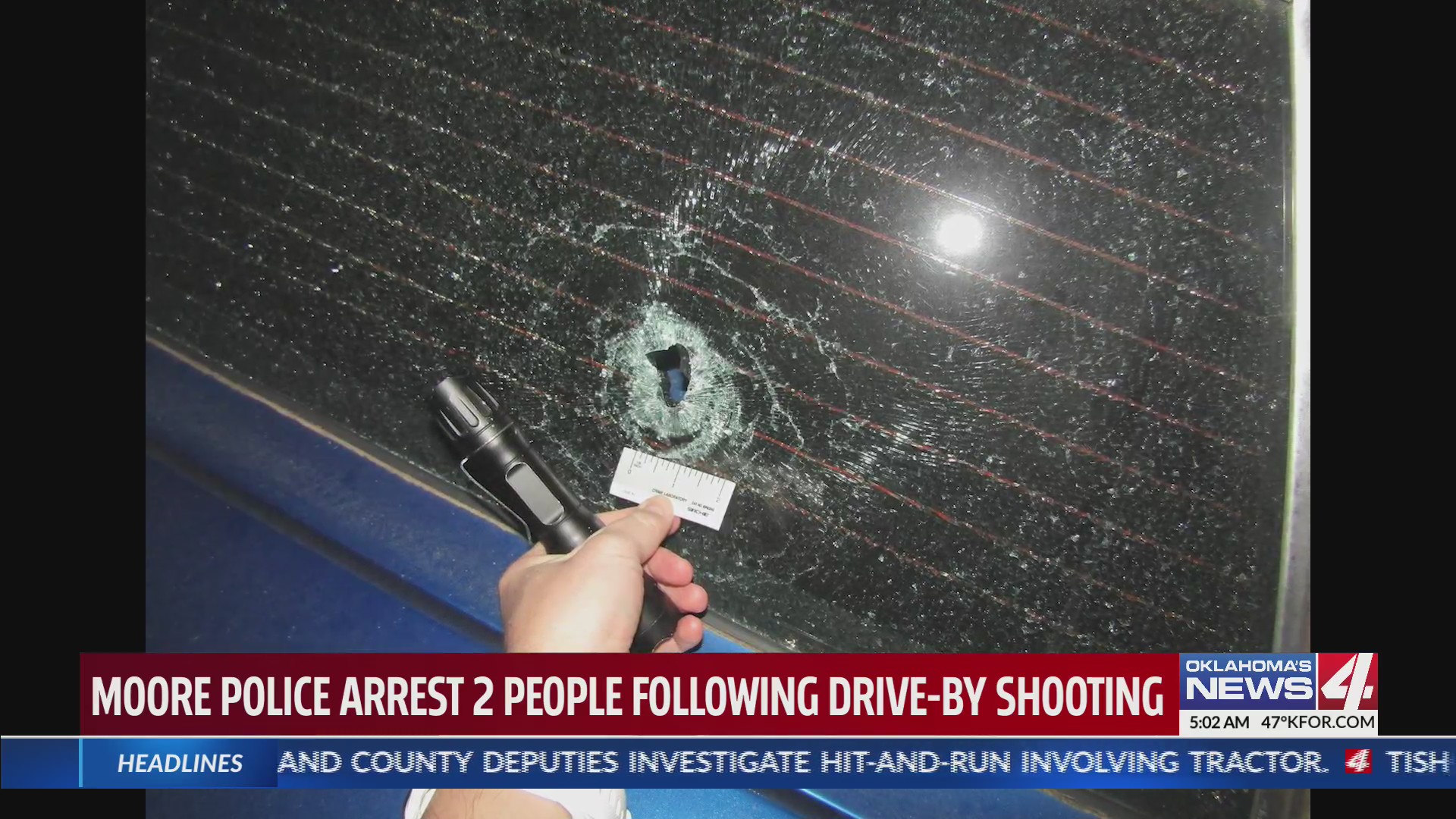 Moore Police arrest two after shots fired at house – KFOR.com Oklahoma City