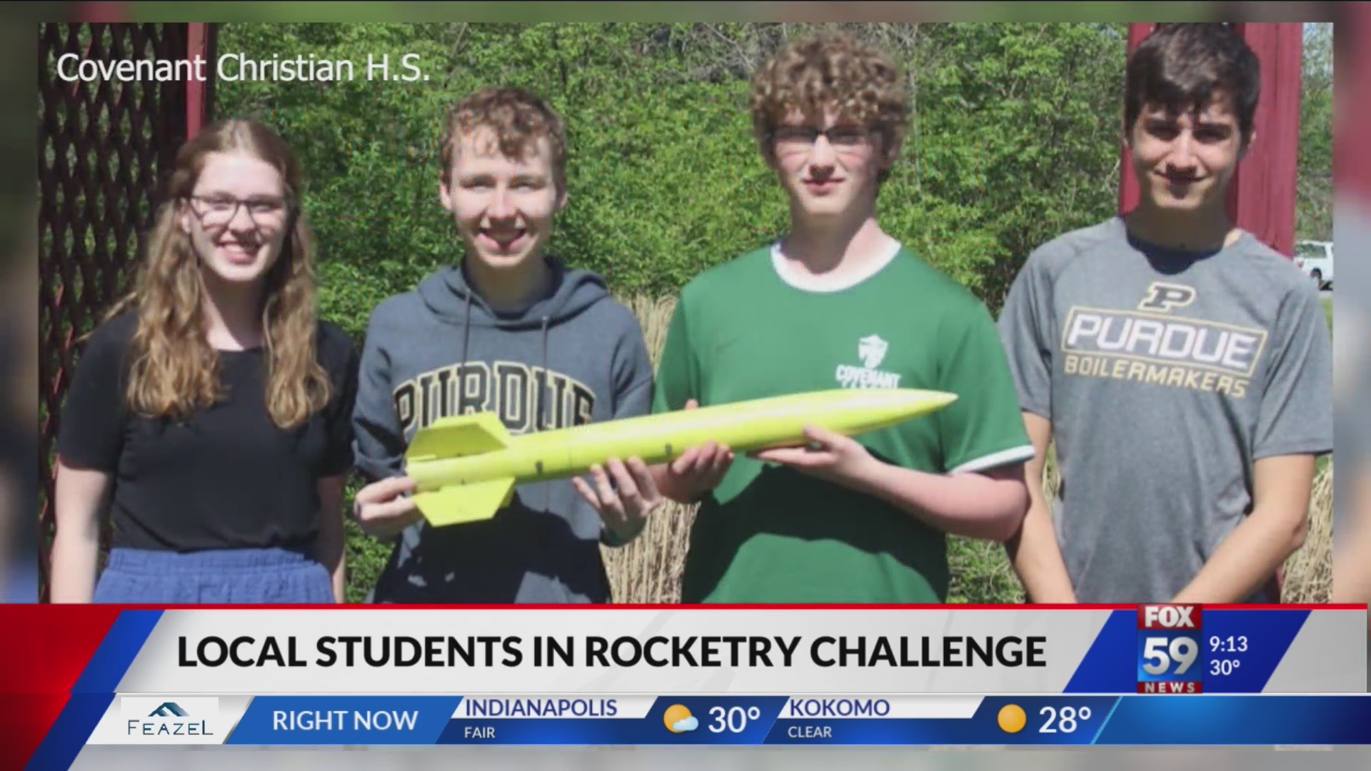 Local students competing in American Rocketry Challenge – Fox 59