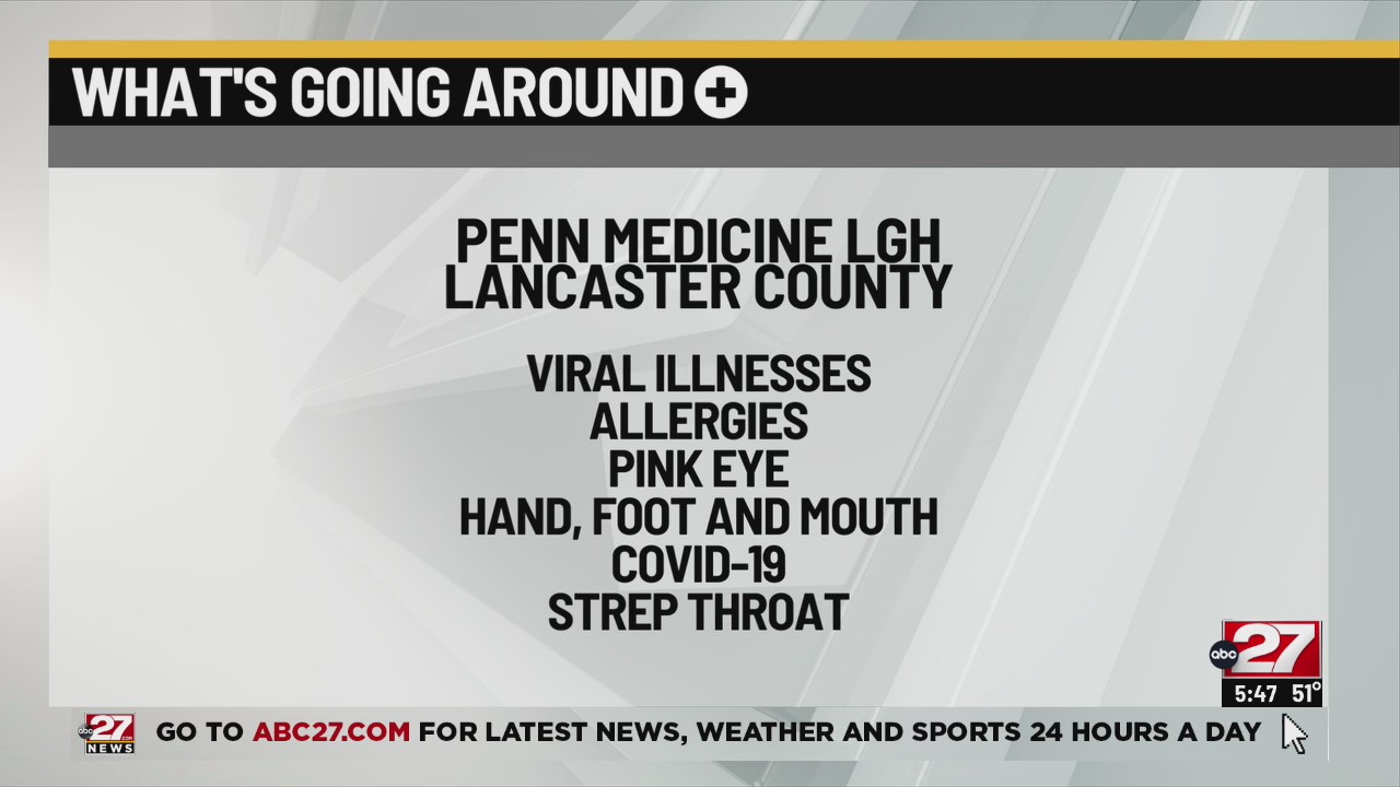 What’s Going Around: COVID, flu, pink eye, strep throat – ABC27