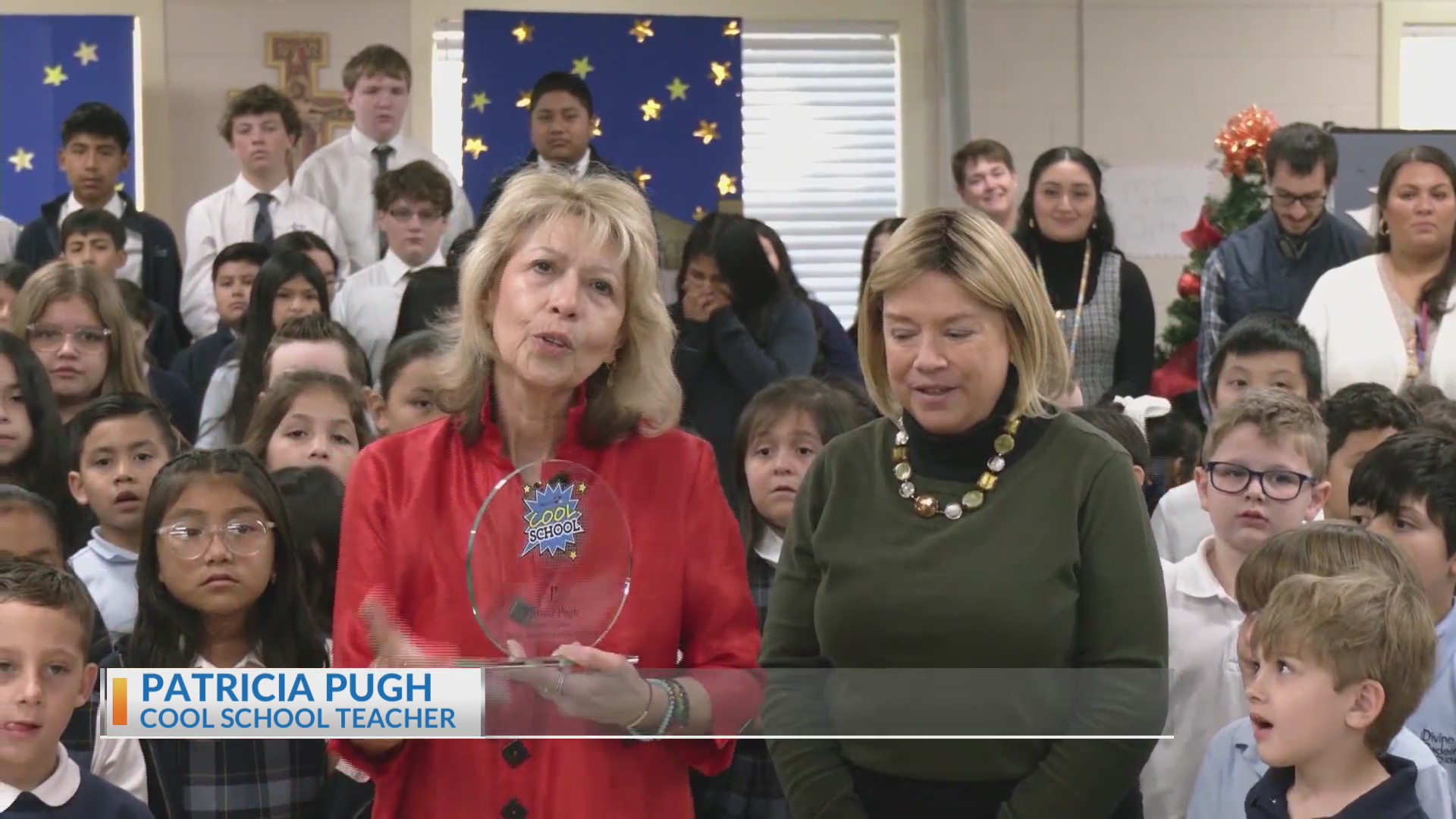 Mrs. Patricia Pugh receives the News 2 Cool Teacher award – WCBD News 2