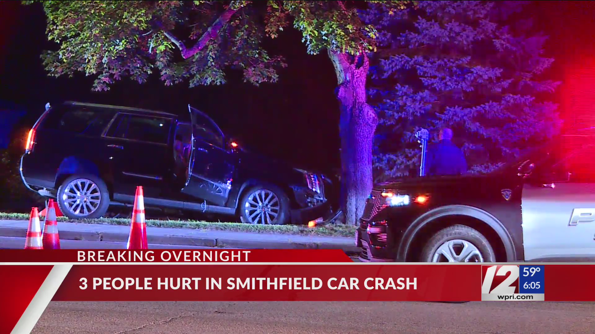 3 injured in Smithfield crash – WPRI.com