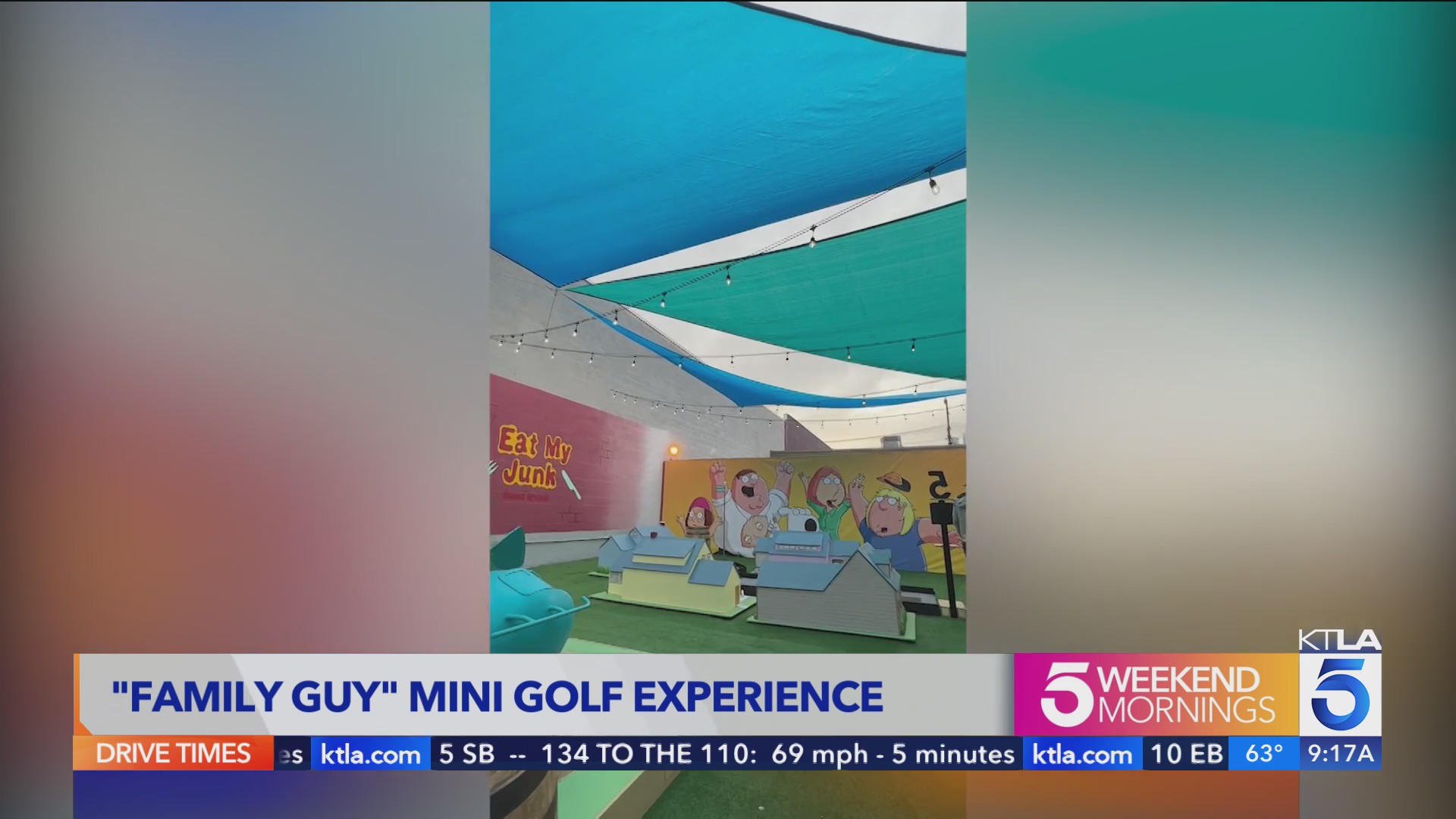 ‘Family Guy’ mini golf comes to downtown Los Angeles – KTLA