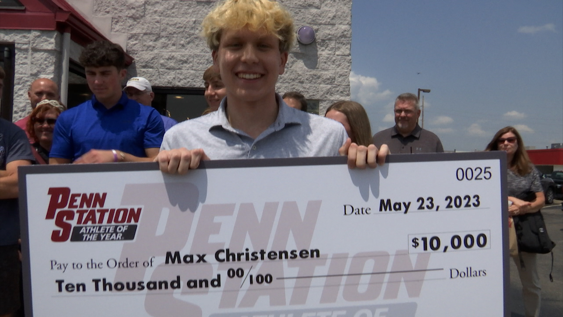 Max Christensen of Spingboro high school wins Penn Station athlete of ...