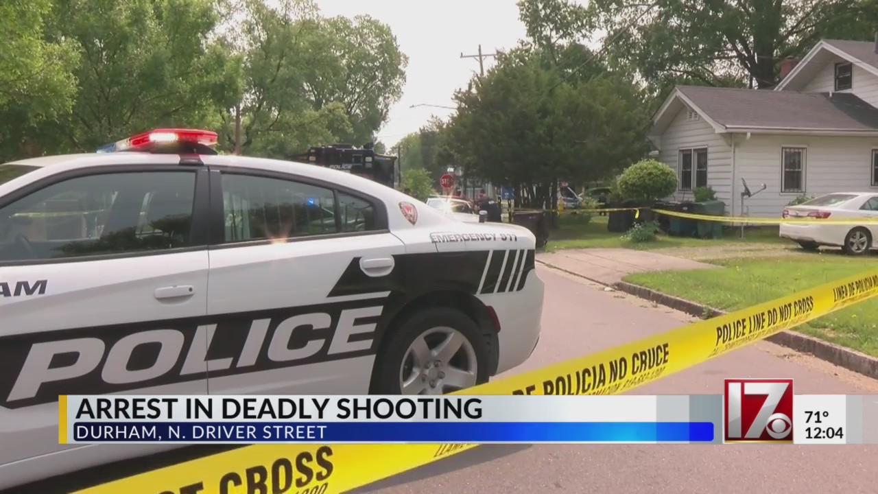 Murder arrest for Durham shooting on North Driver Street – CBS17.com