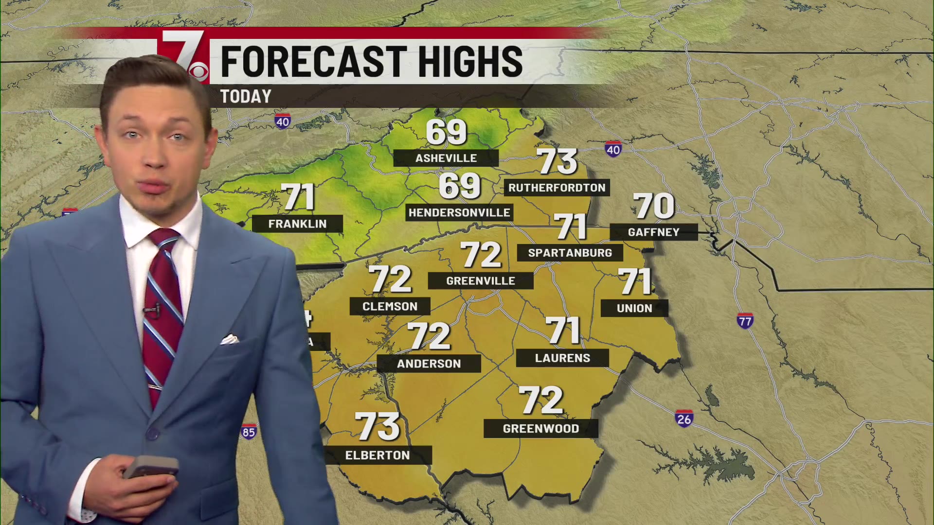 Saturday Forecast – WSPA 7NEWS