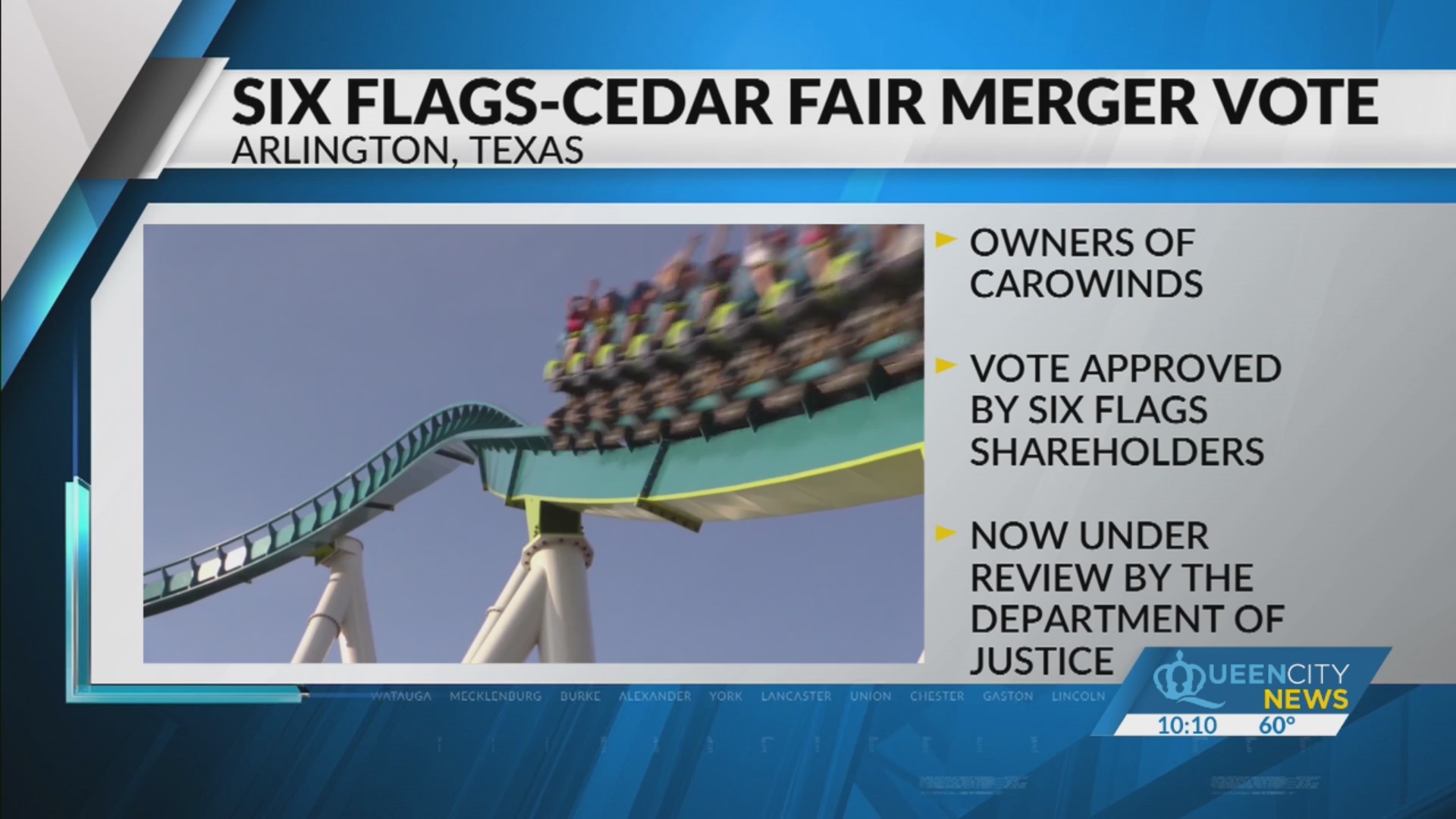Six Flags shareholders approve merger with Cedar Fair – WSPA 7NEWS