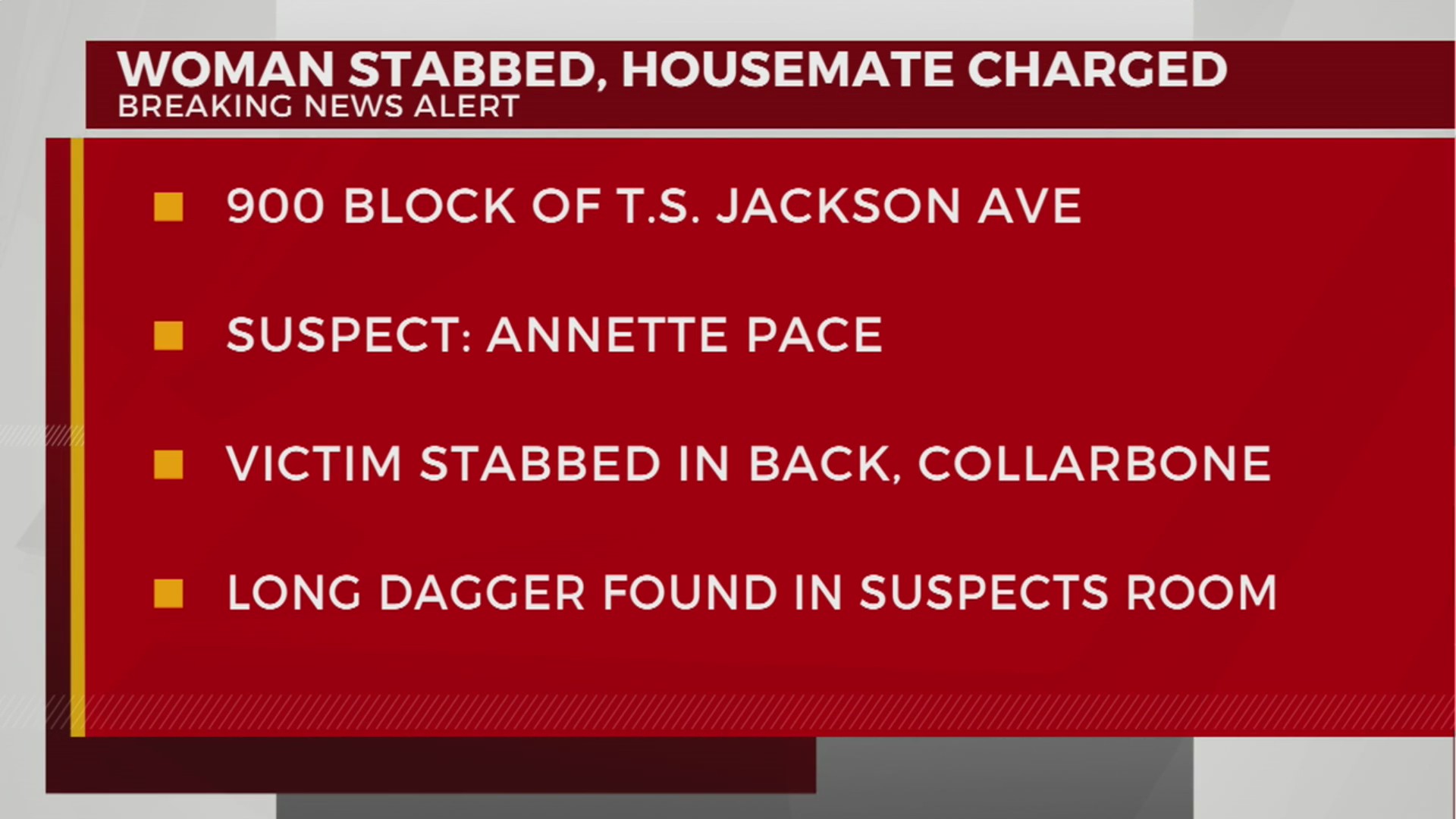 Woman stabbed, housemate charged with attempted homicide – WKRN News 2