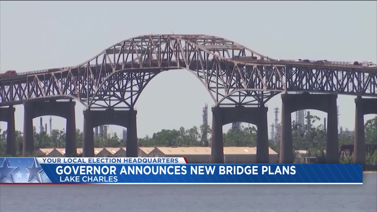Gov. Landry announces plans for new Lake Charles bridge after harsh winter conditions – KLFY.com