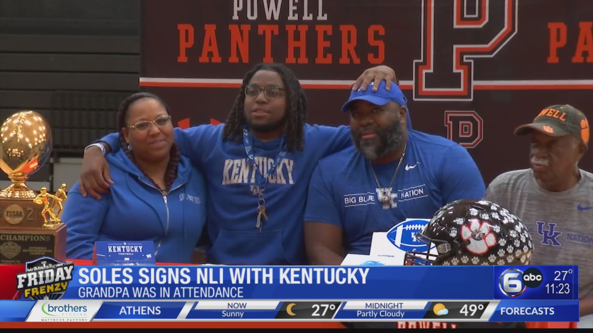 Powell’s Steven Soles signs NLI to play football at Kentucky – WATE 6 ...