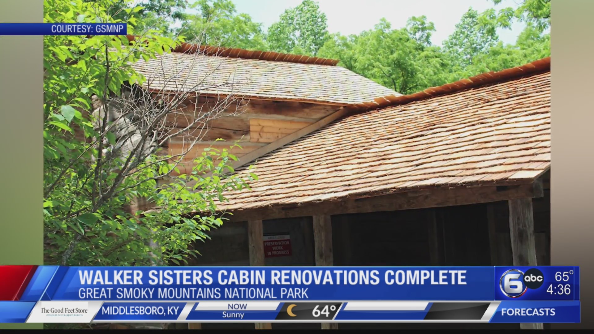 Renovations complete on the Walker Sisters Cabin in the Smokies – WATE ...