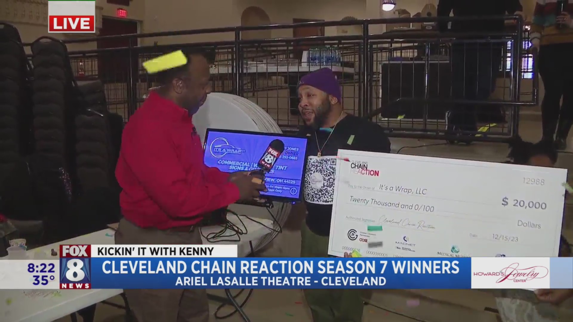And the 20-thousand dollar Cleveland Chain Reaction prize goes to ...