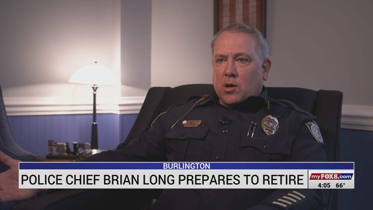 Burlington Police Chief Brian Long prepares to retire – FOX8 WGHP