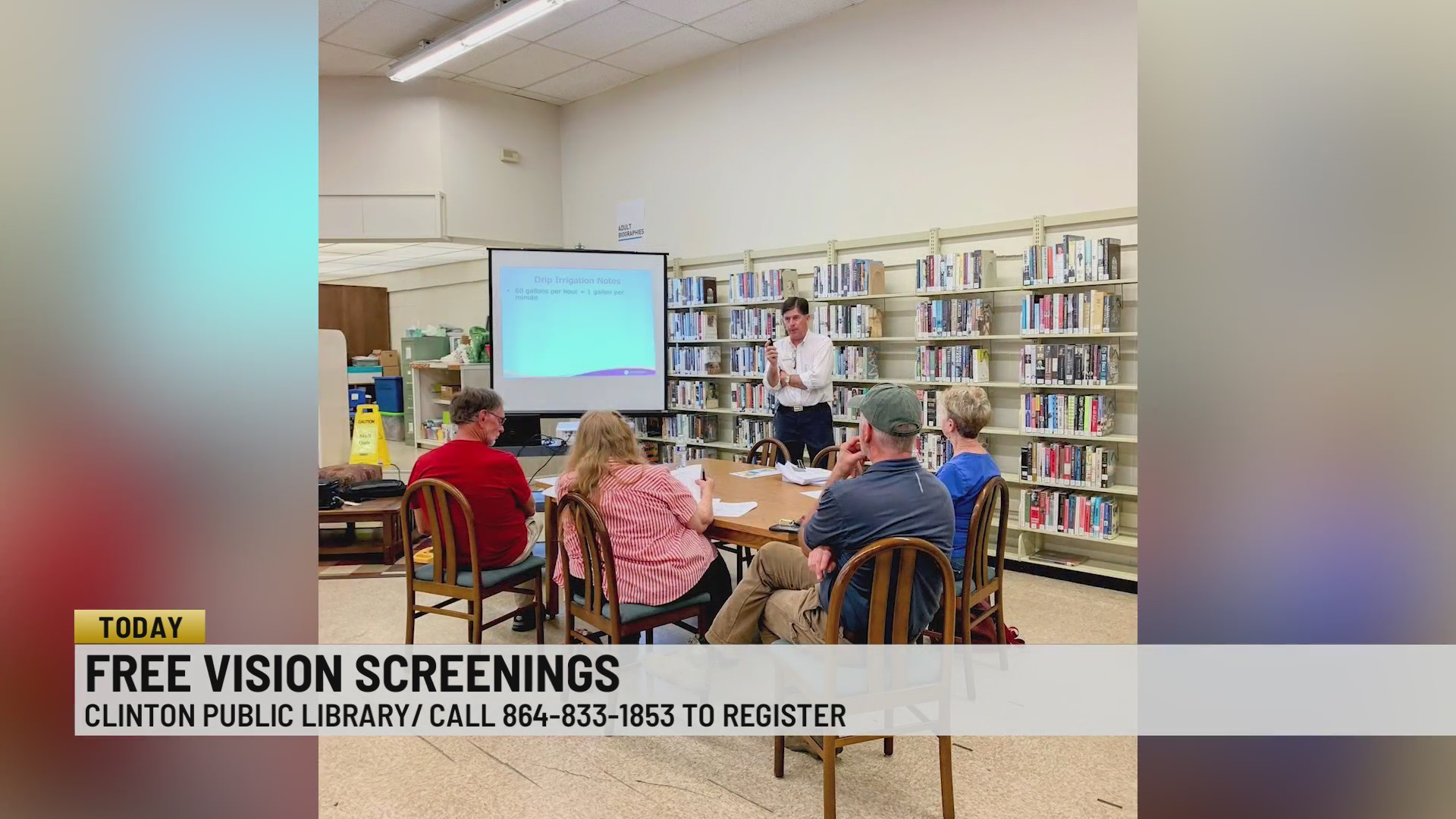 Clinton Public Library hosts free eye and health screenings in January ...