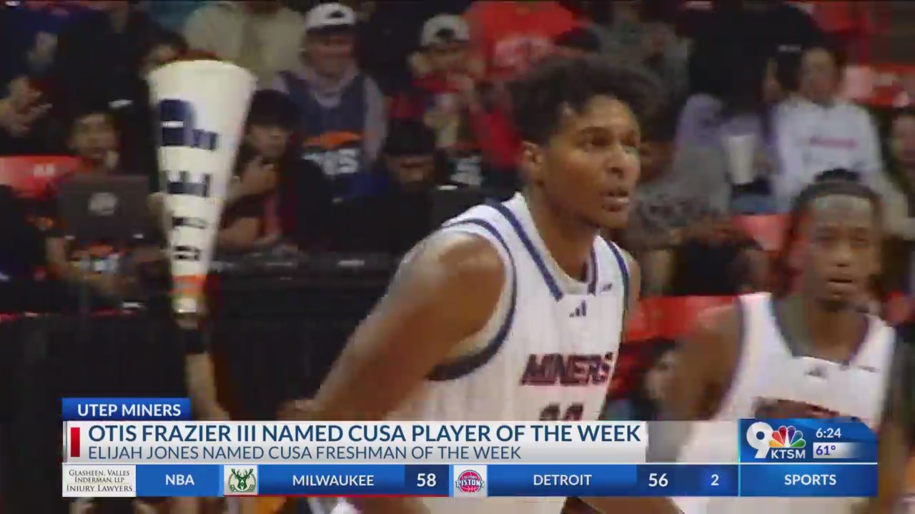 UTEP’s Otis Frazier III, Elijah Jones earn CUSA weekly honors – KTSM 9 News