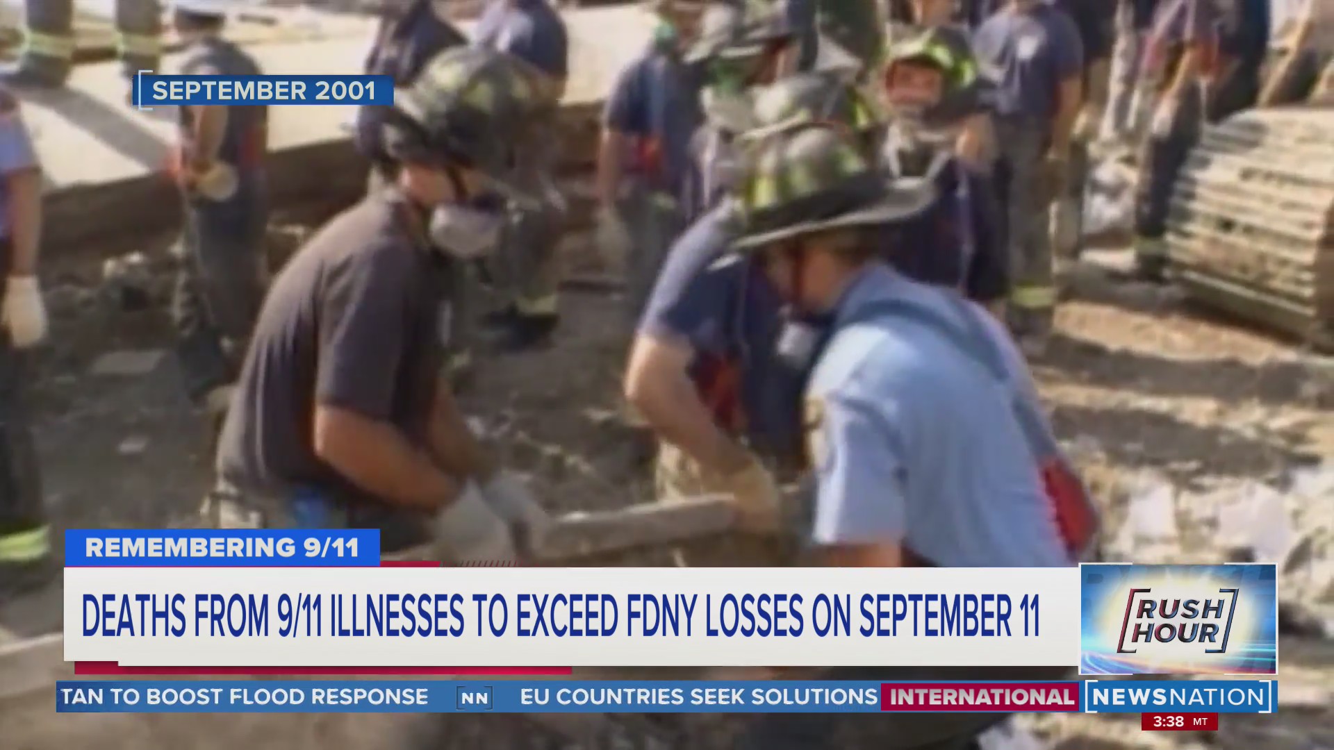 Deaths from 9/11 illnesses to exceed FDNY losses on Sept. 11 | Rush ...
