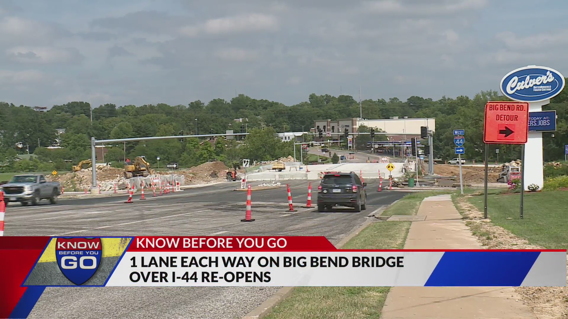 Big Bend Bridge over I-44 reopens Monday, relief for many drivers – FOX 2