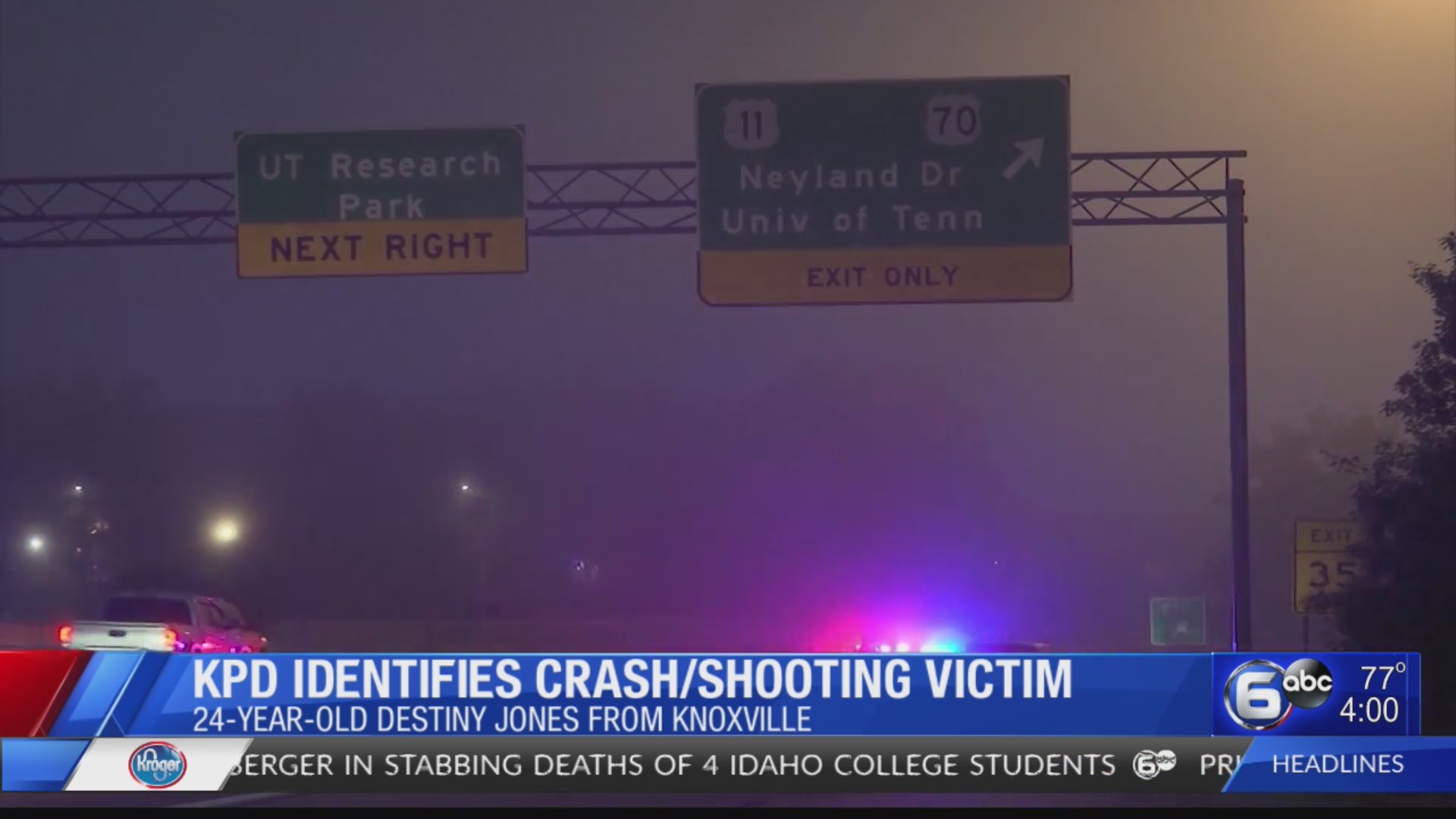 Kpd Identified Victim In Shootingcrash In West Knoxville Wate 6 On