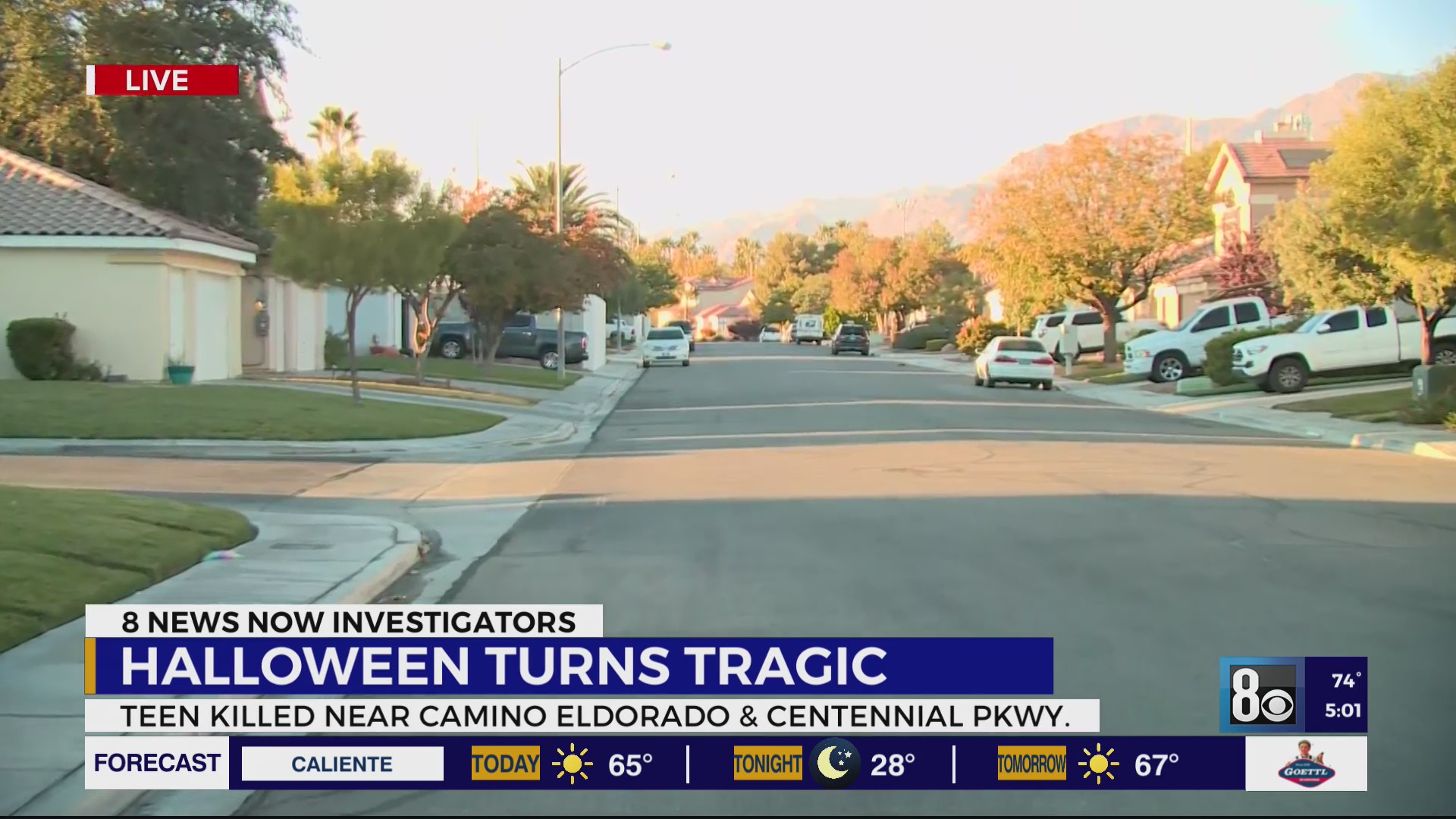 North Las Vegas police say trick-or-treaters shot, killed teen on ...
