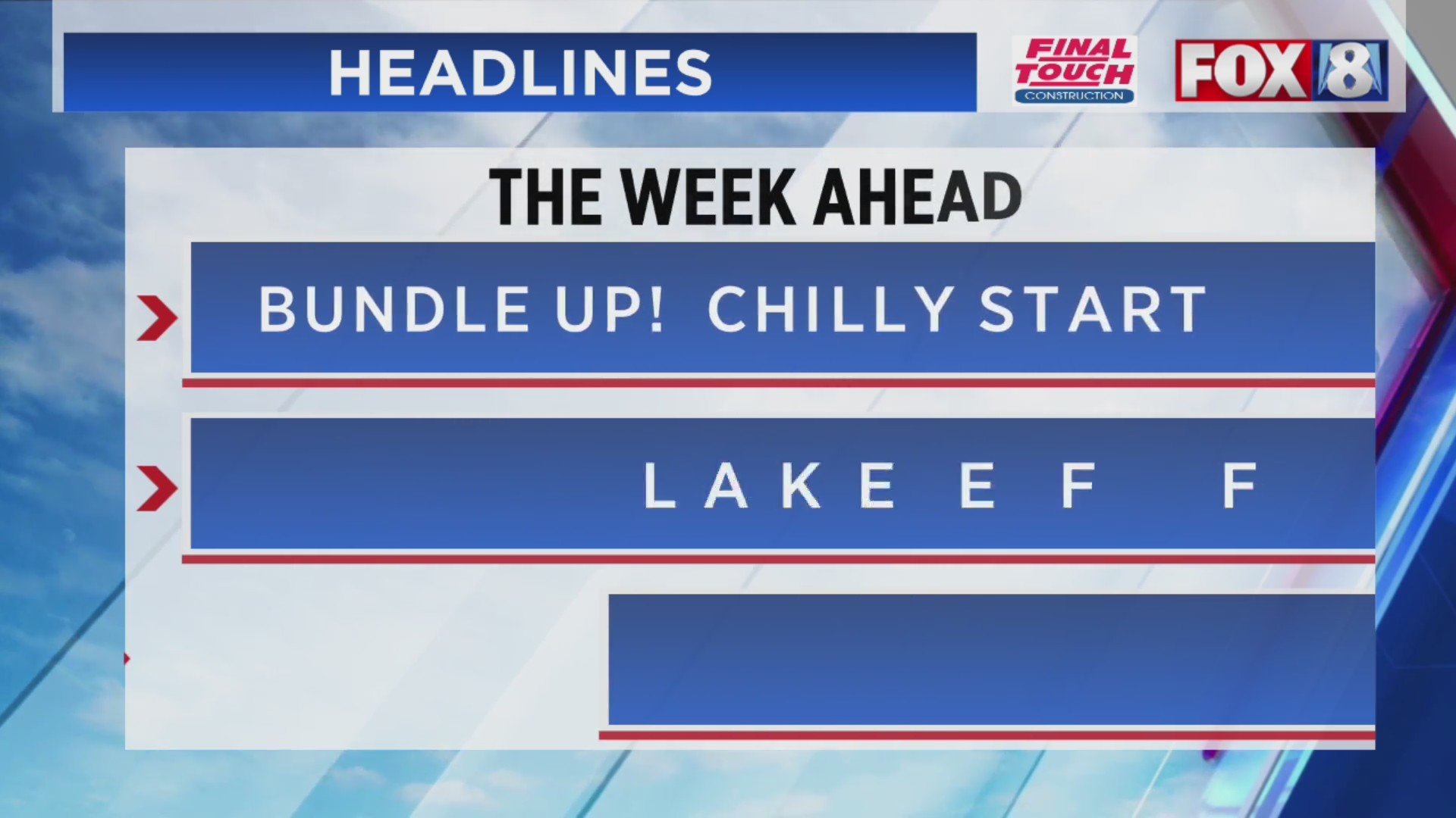 Weather update: – Fox 8 Cleveland WJW