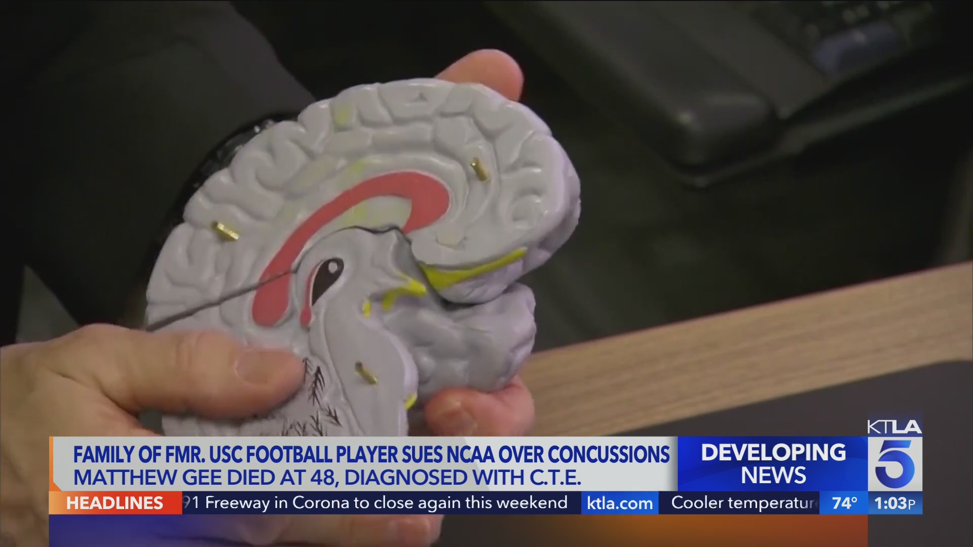 Family of former USC football player sues NCAA over concussions – KTLA